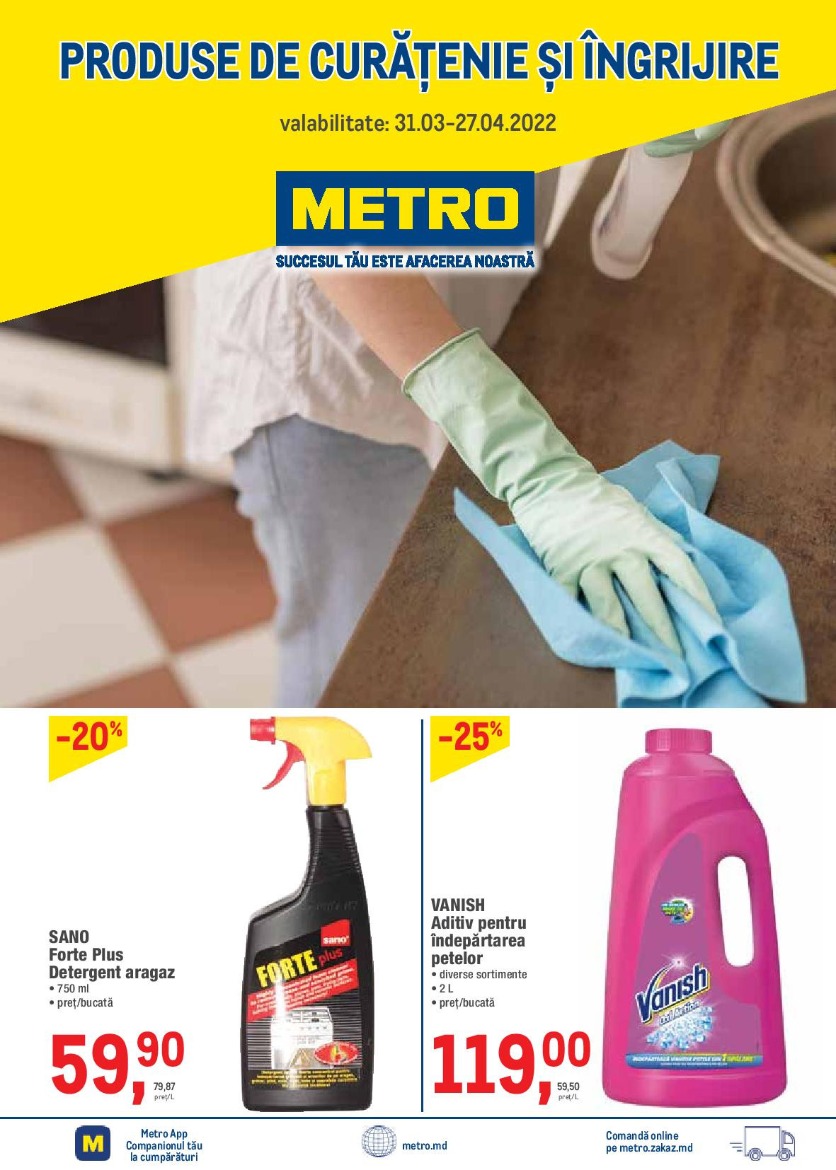 Catalog METRO: Catalog Special Curățenie (NR. 7) - reduceri Moldova