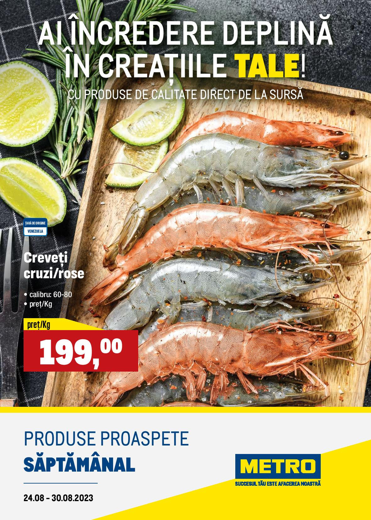 Catalog Produse proaspete METRO (Nr. 34) - reduceri Moldova