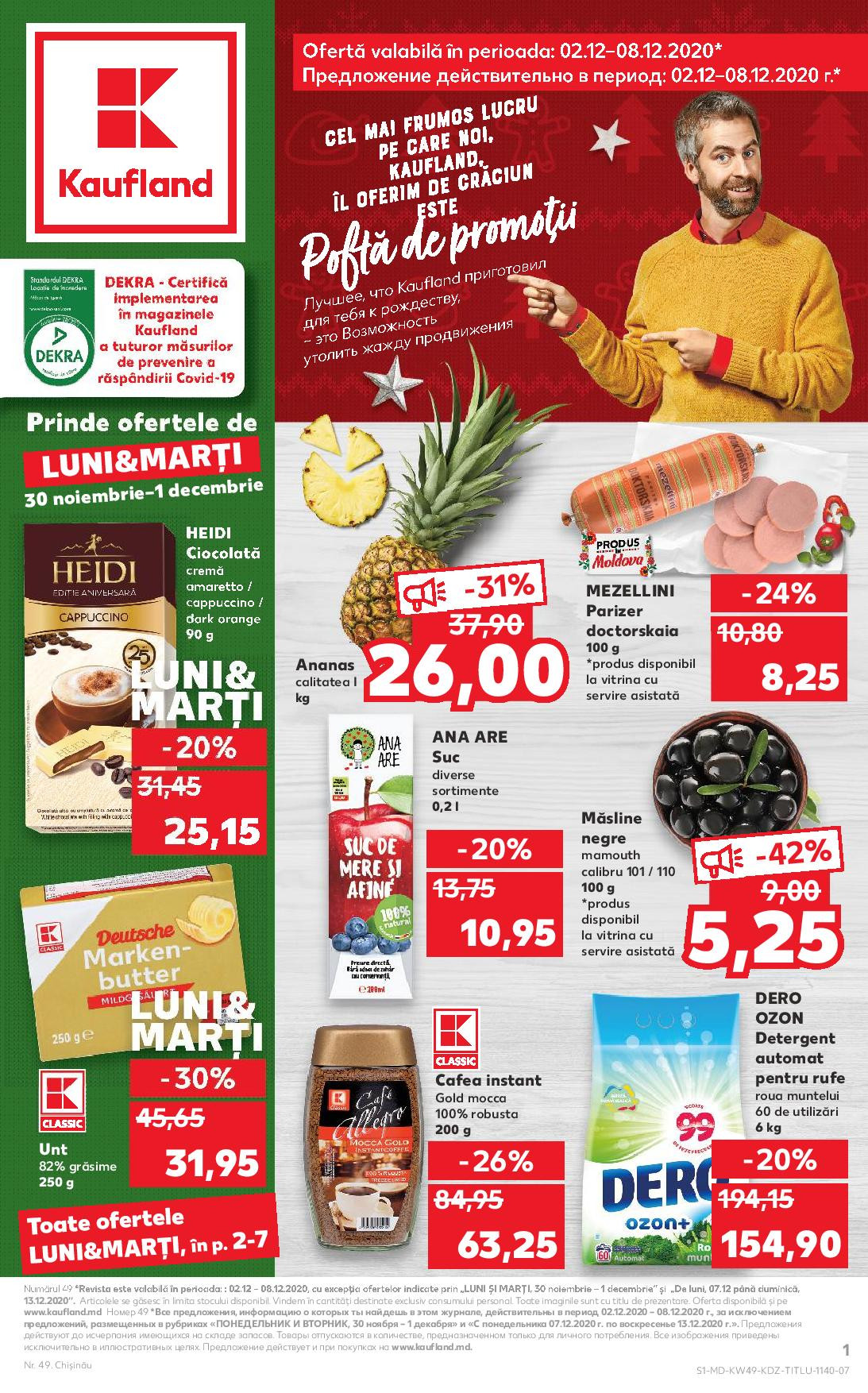 Catalog Kaufland - Bun venit iarna! - reduceri Moldova