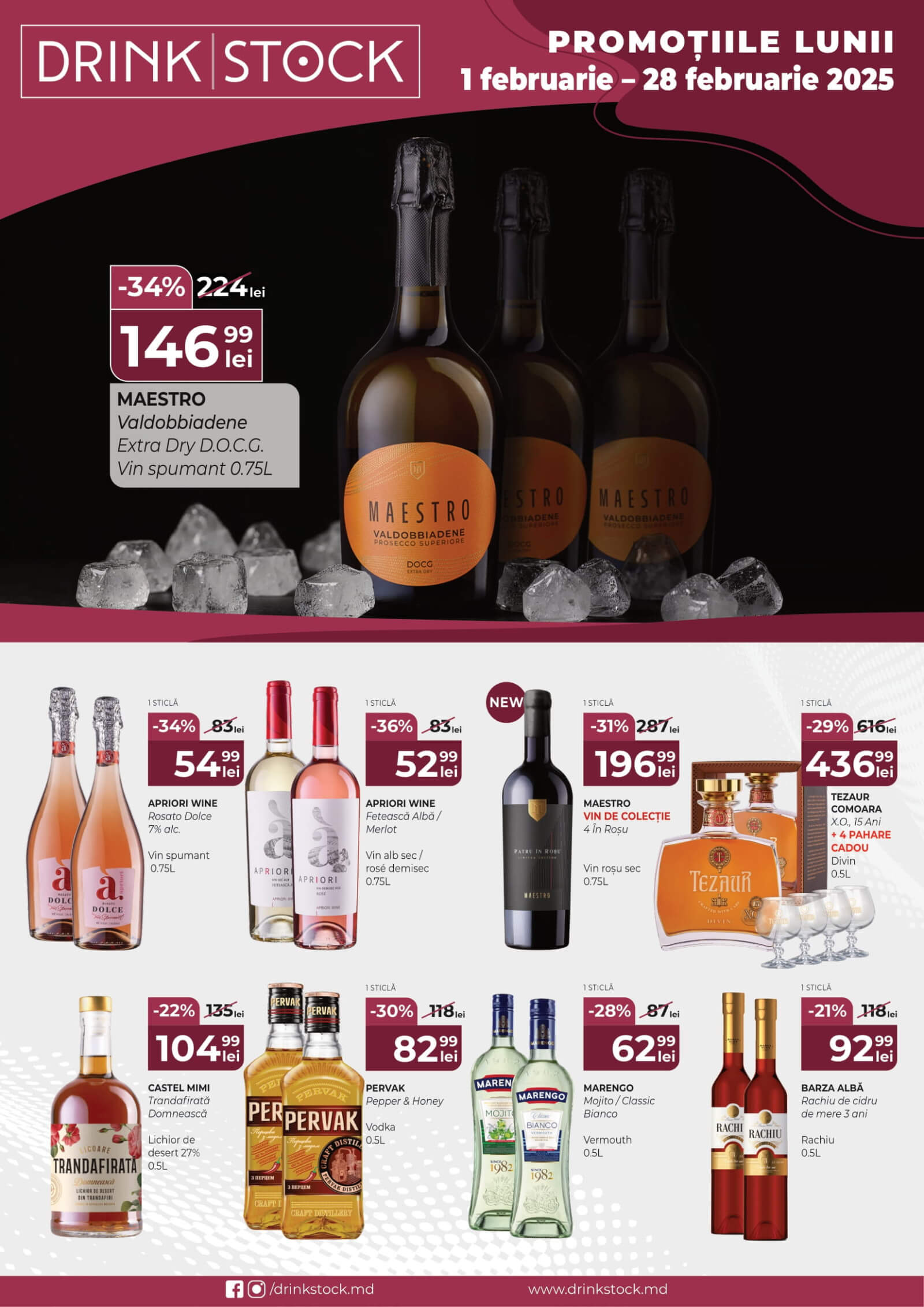 Catalog Drink Stock: Promoțiile lunii februarie - reduceri Moldova