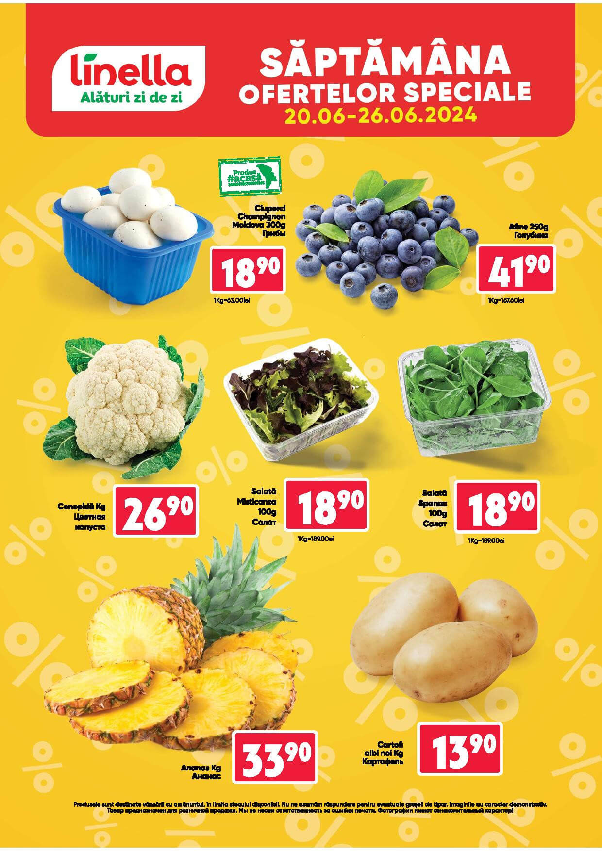 Catalog Linella: Oferta săptămânii Nr.25 - reduceri Moldova