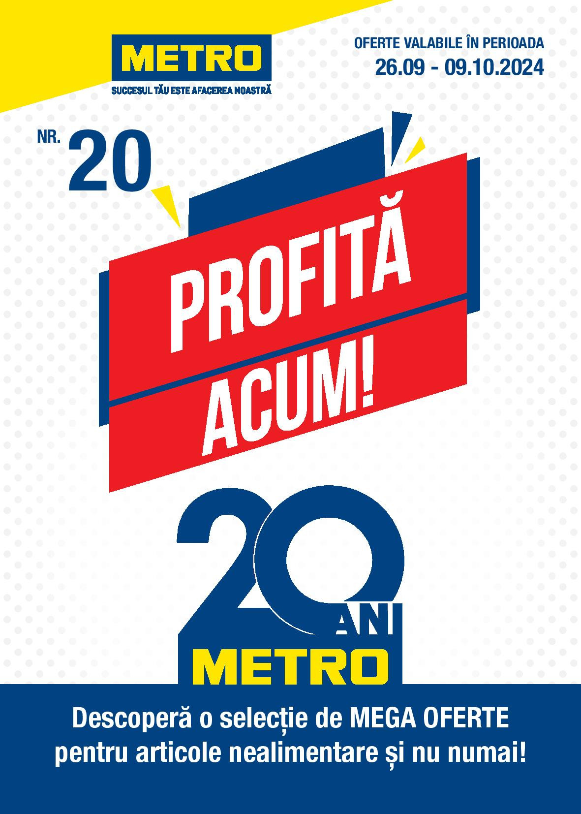 Catalog Profită acum la METRO! (Nr. 20) - reduceri Moldova