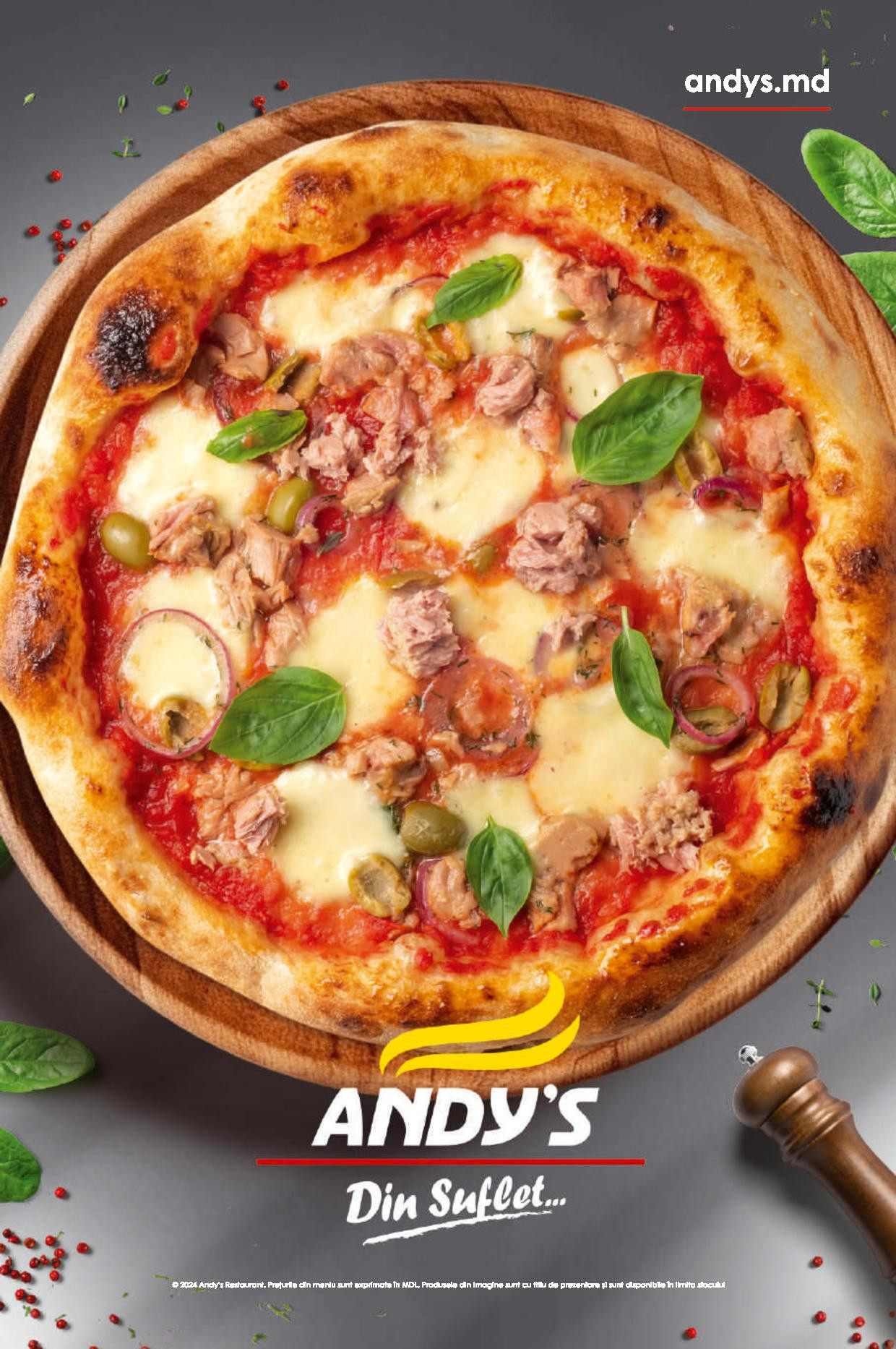 Catalog Descoperă noul Meniu Andy's - reduceri Moldova