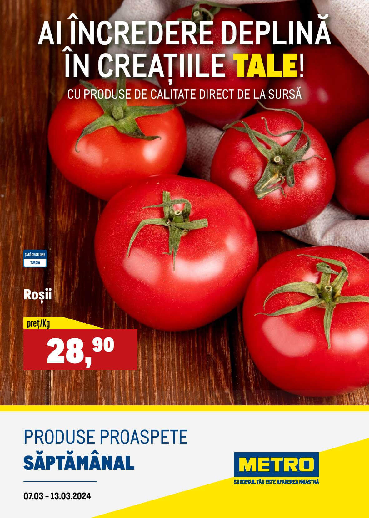 Catalog Produse proaspete METRO (Nr. 10) - reduceri Moldova