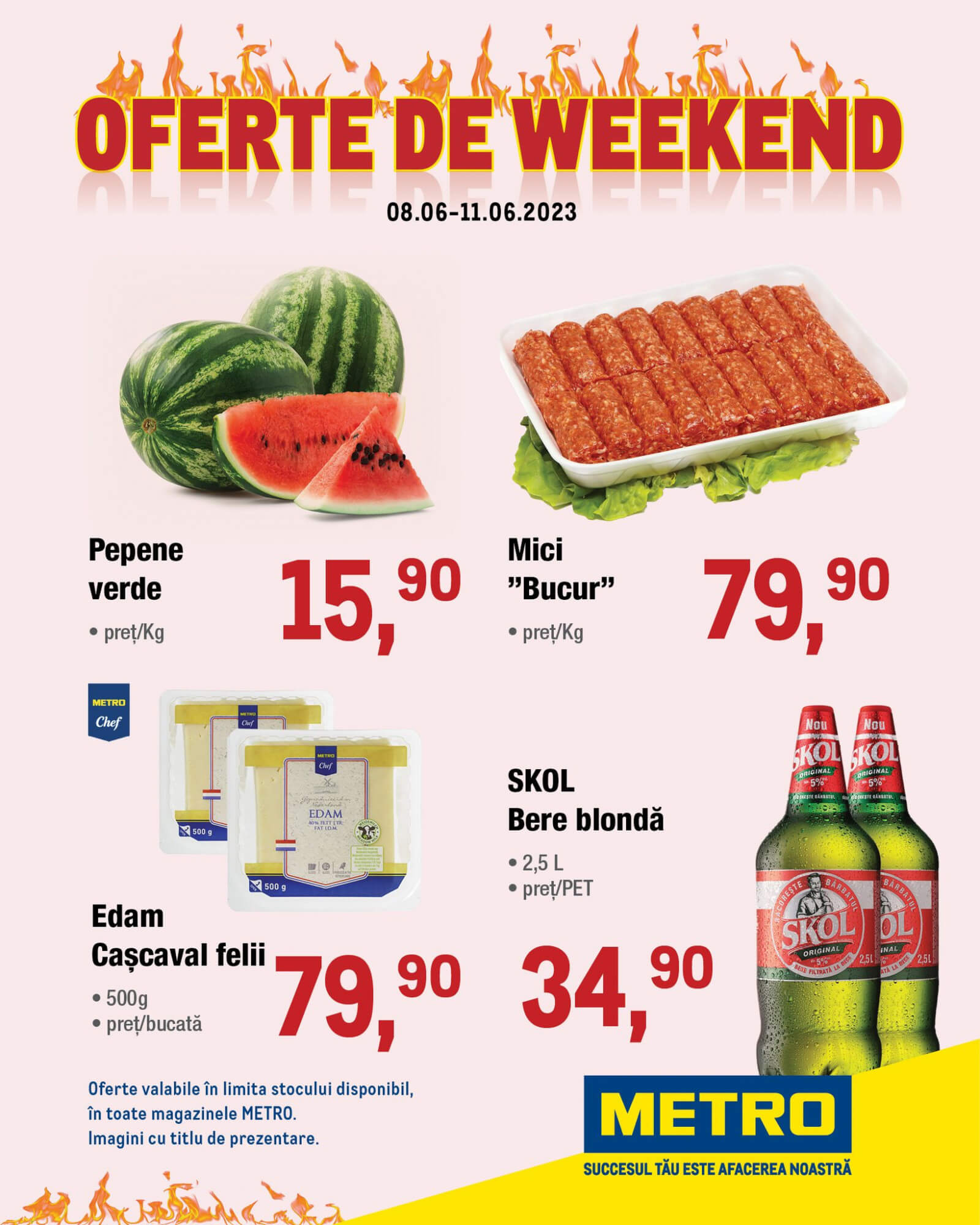 Catalog METRO: Promoție de weekend 08.06 - 11.06 - reduceri Moldova