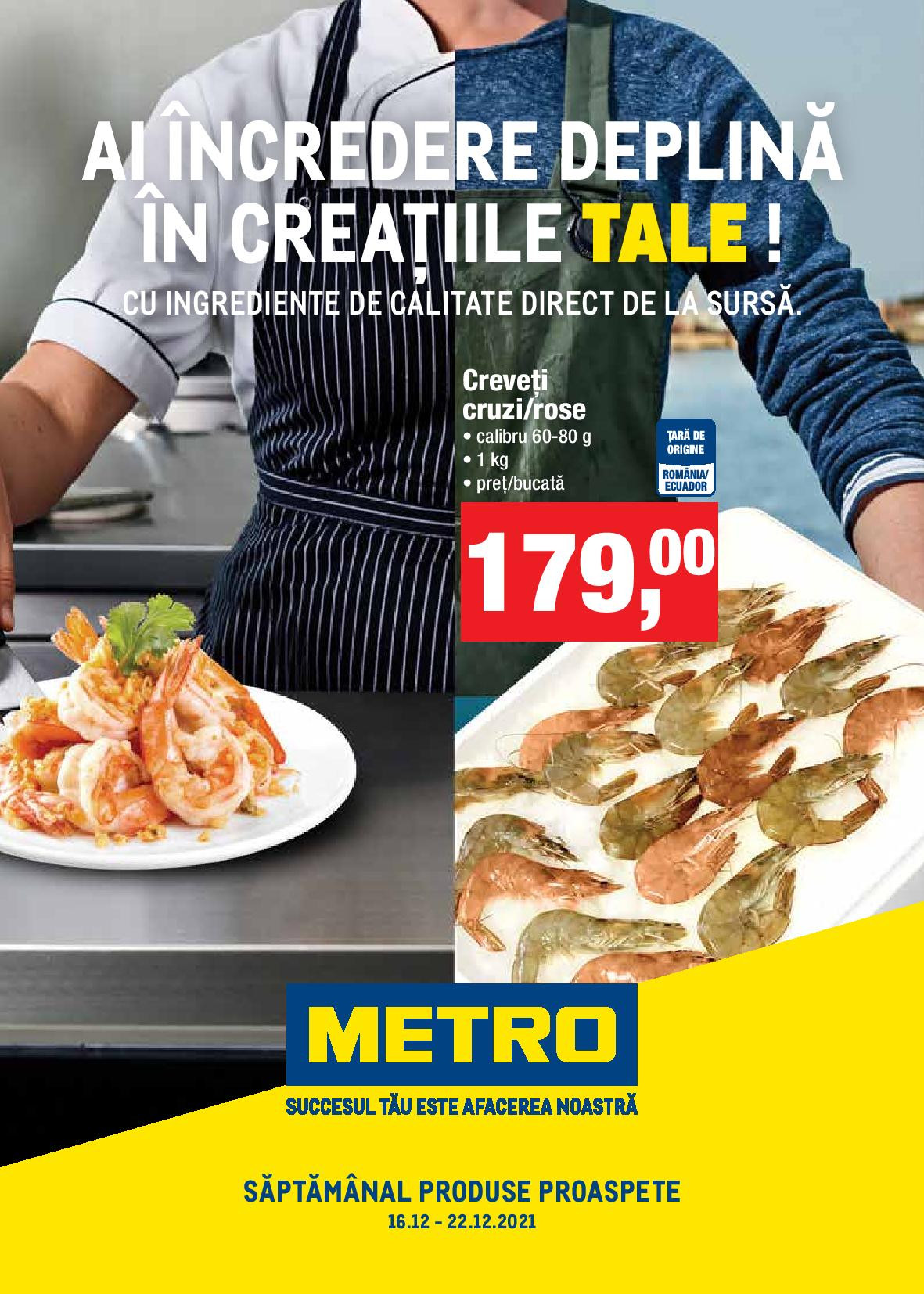Catalog Produse proaspete METRO (Nr. 50) - reduceri Moldova
