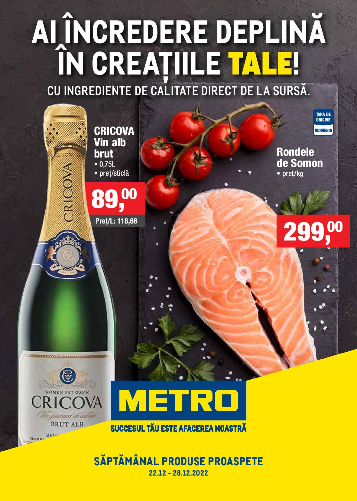 Catalog Produse proaspete METRO (Nr. 51) - reduceri Moldova