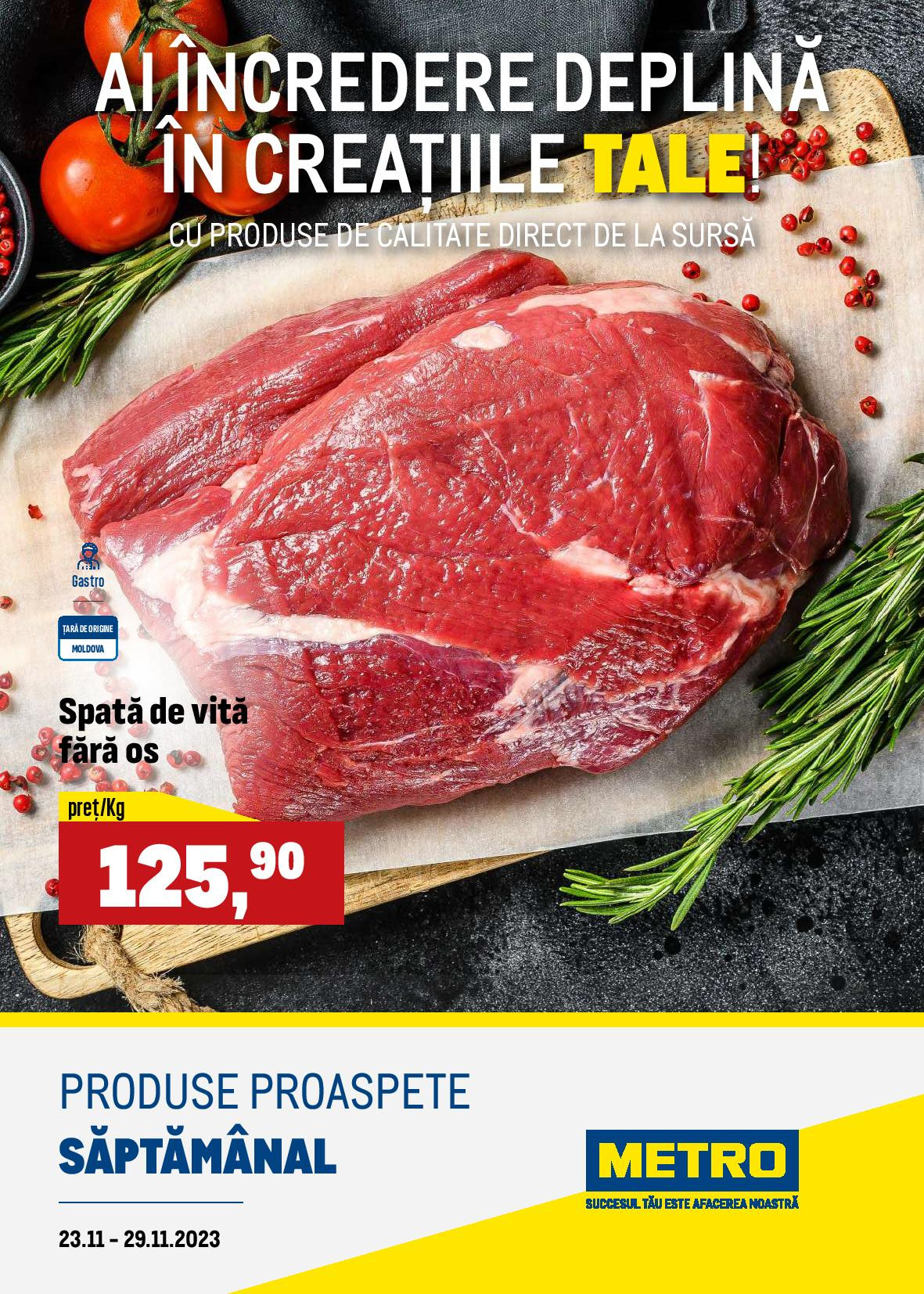 Catalog Produse proaspete METRO (Nr. 47) - reduceri Moldova