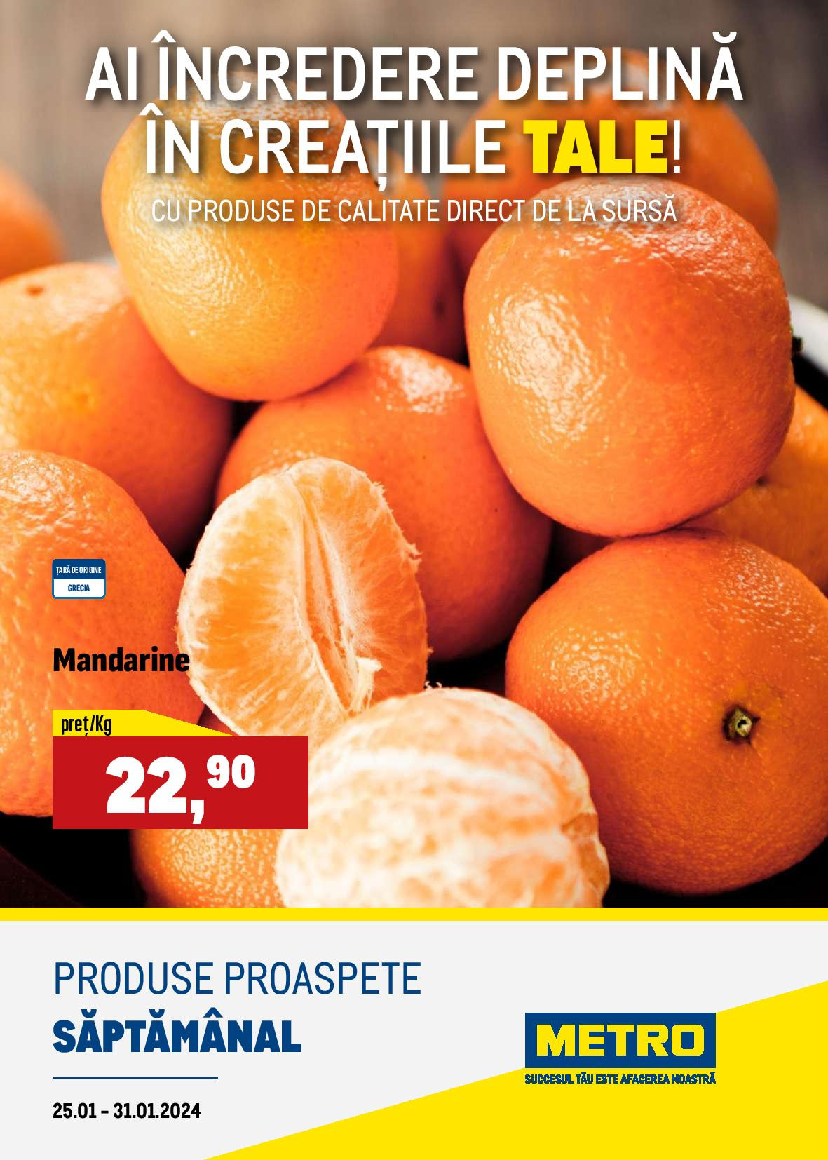 Catalog Produse proaspete METRO (Nr. 4) - reduceri Moldova
