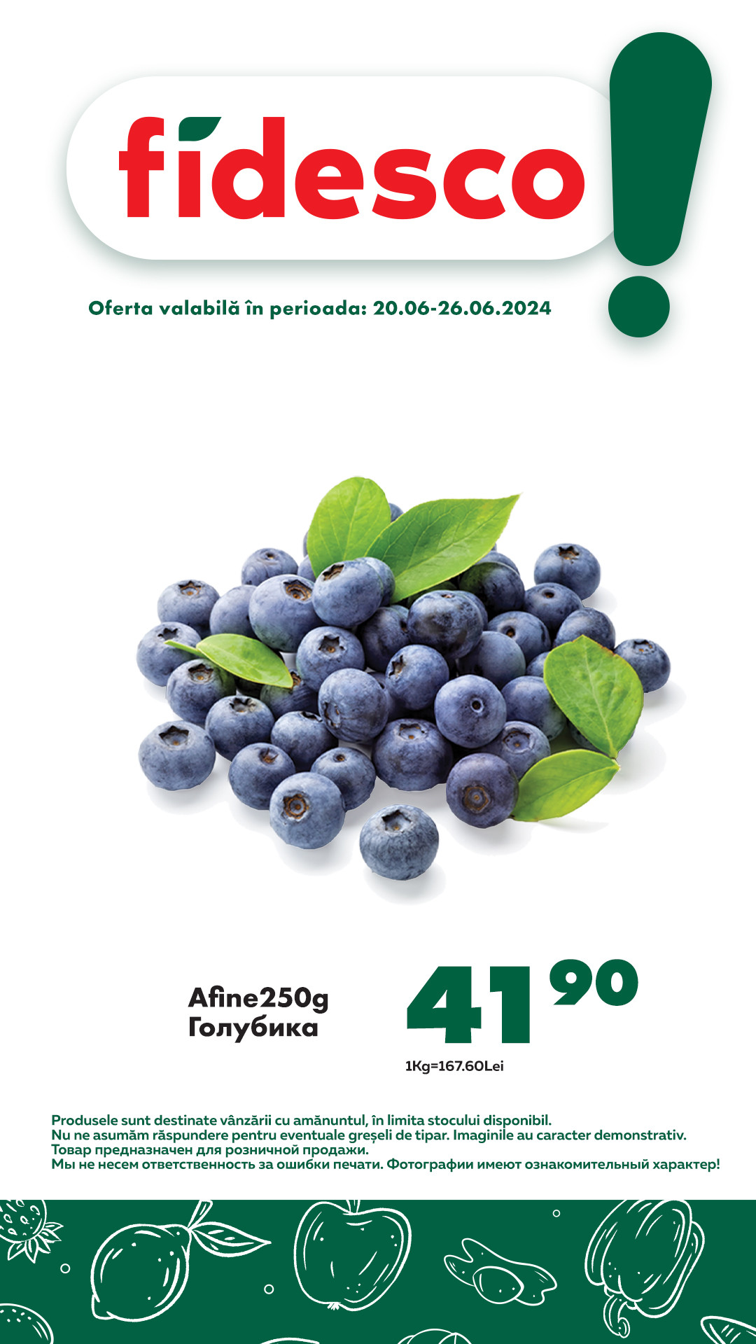 Catalog Fidesco: Oferta fresh Nr.25 - reduceri Moldova