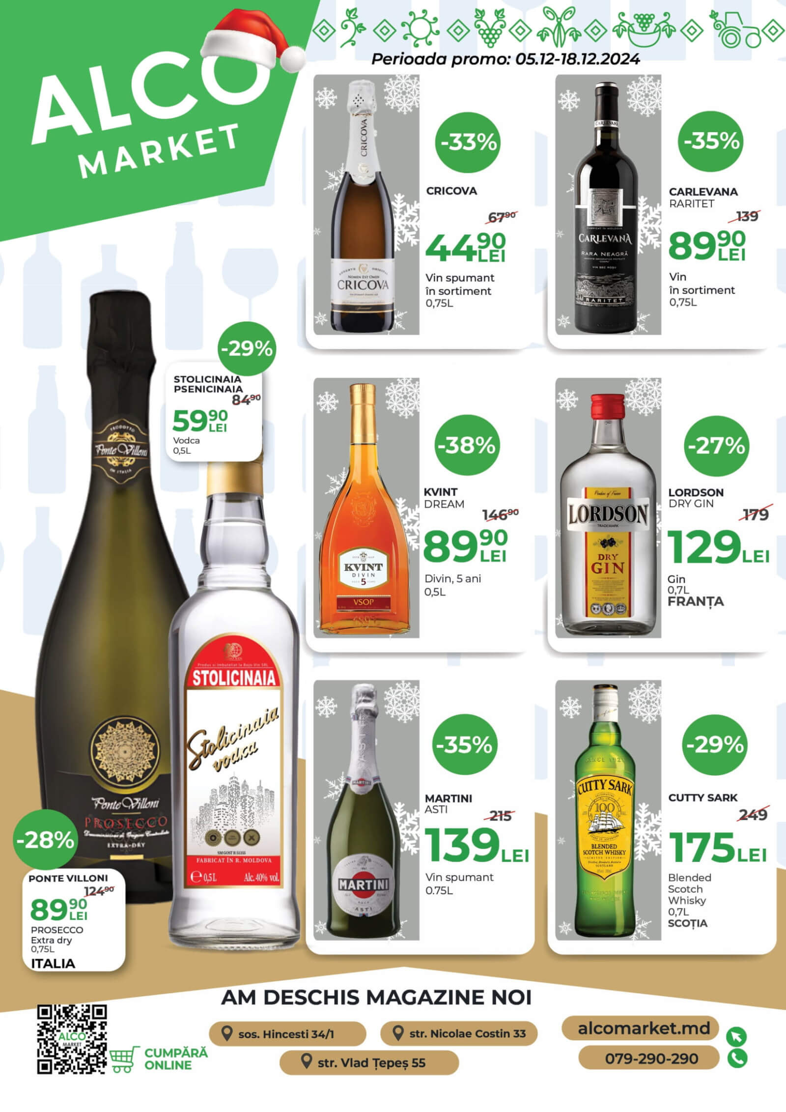 Catalog Alcomarket: Reduceri de iarnă - reduceri Moldova