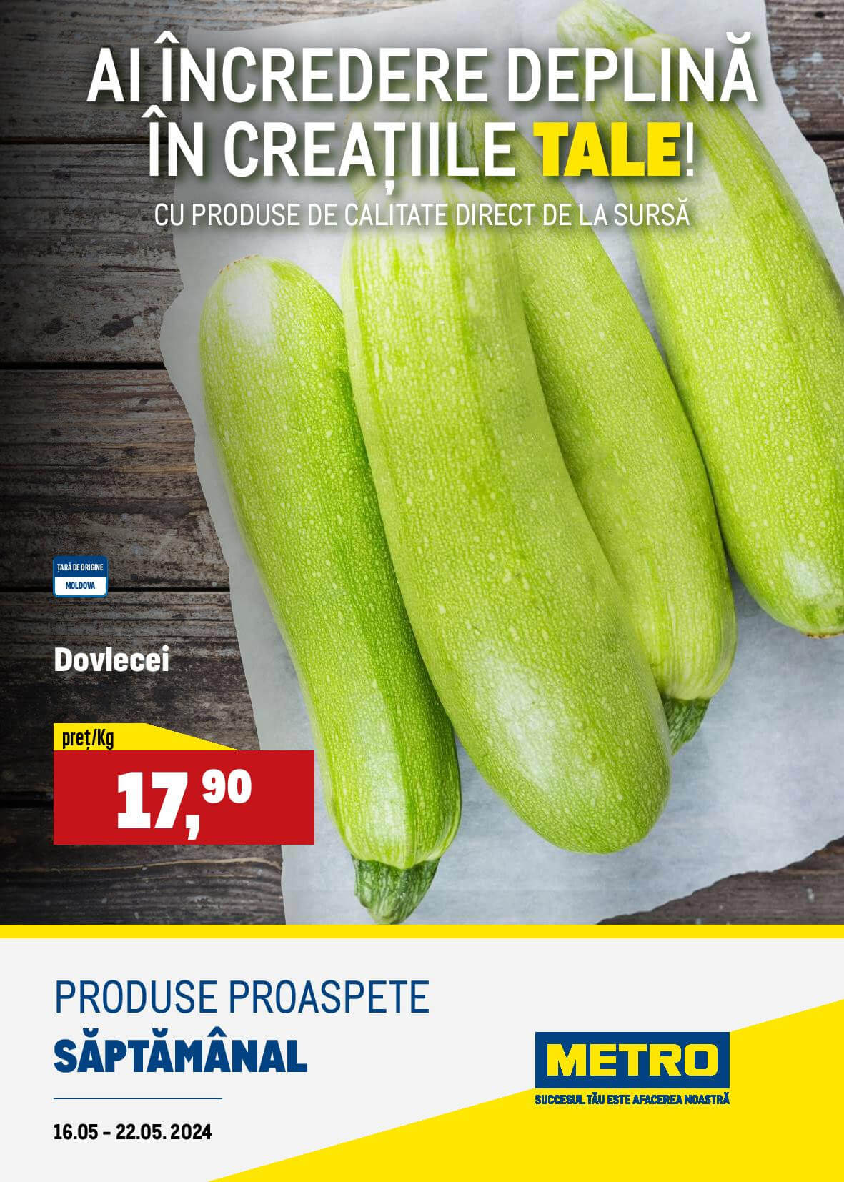Catalog Produse proaspete METRO (Nr. 20) - reduceri Moldova