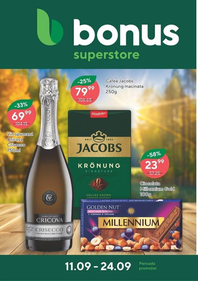 Catalog Bonus: Oferta lunii septembrie - reduceri Moldova