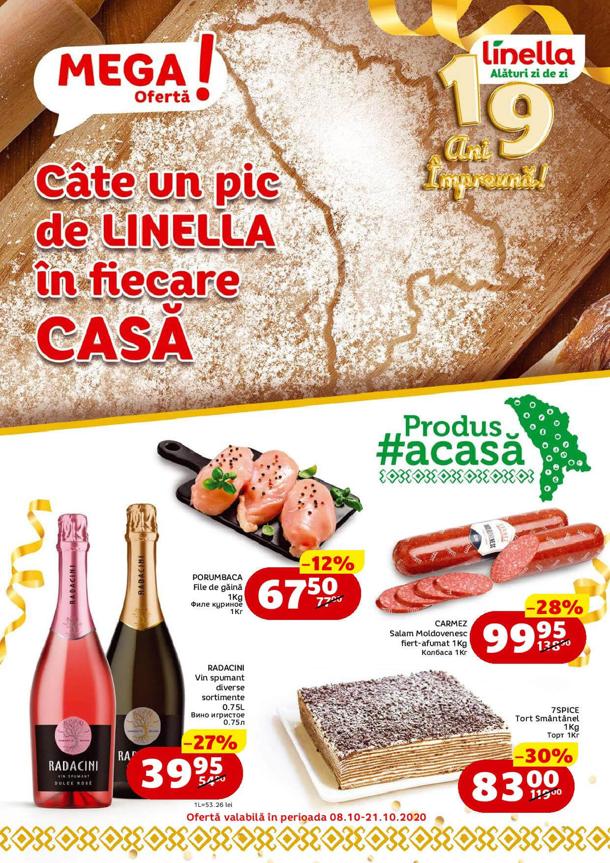 Catalog Linella - 19 ani împreună - reduceri Moldova