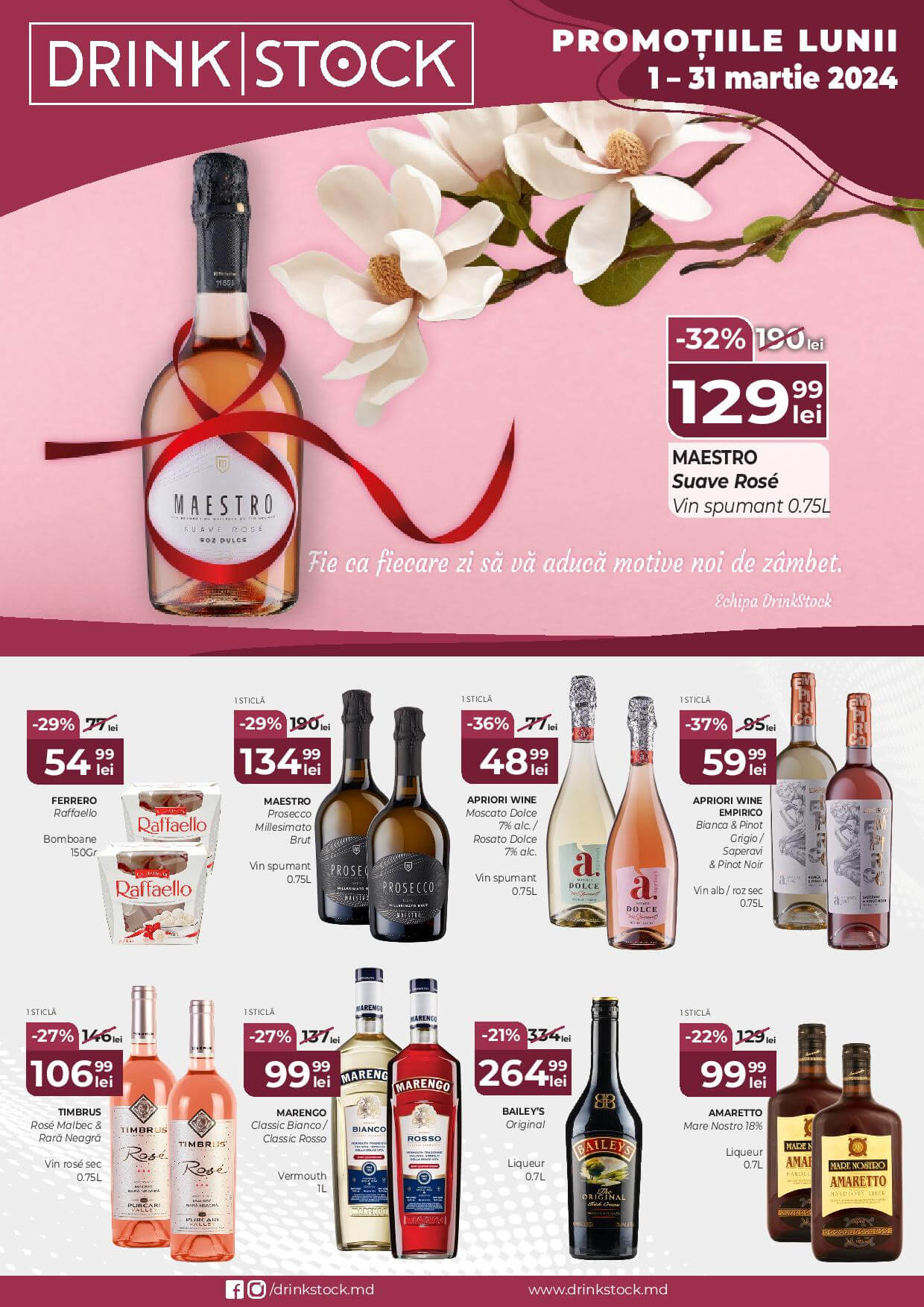 Catalog Drink Stock: Promoțiile lunii martie - reduceri Moldova