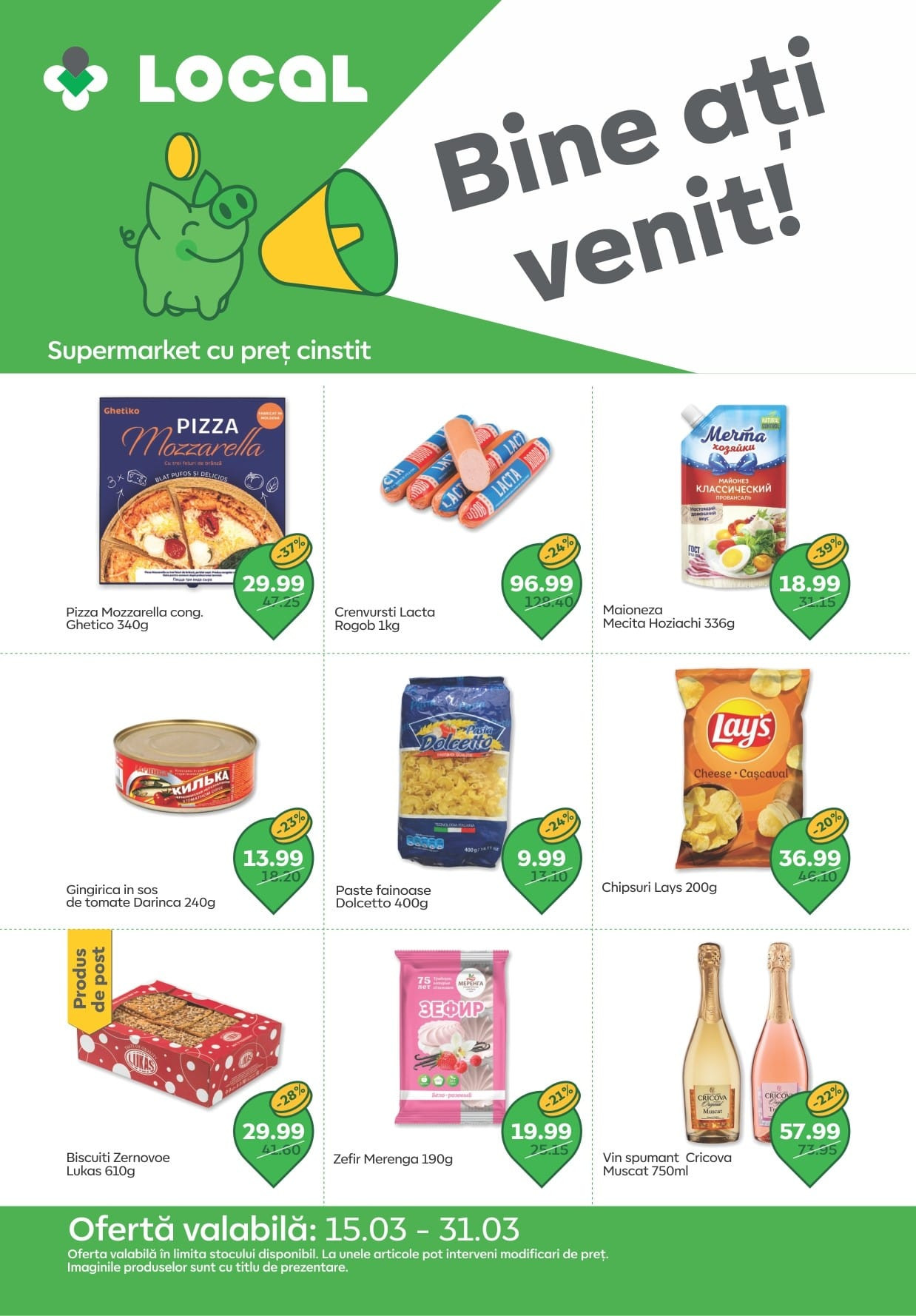 Catalog Local Discounter: Oferta finală a lunii martie - reduceri Moldova