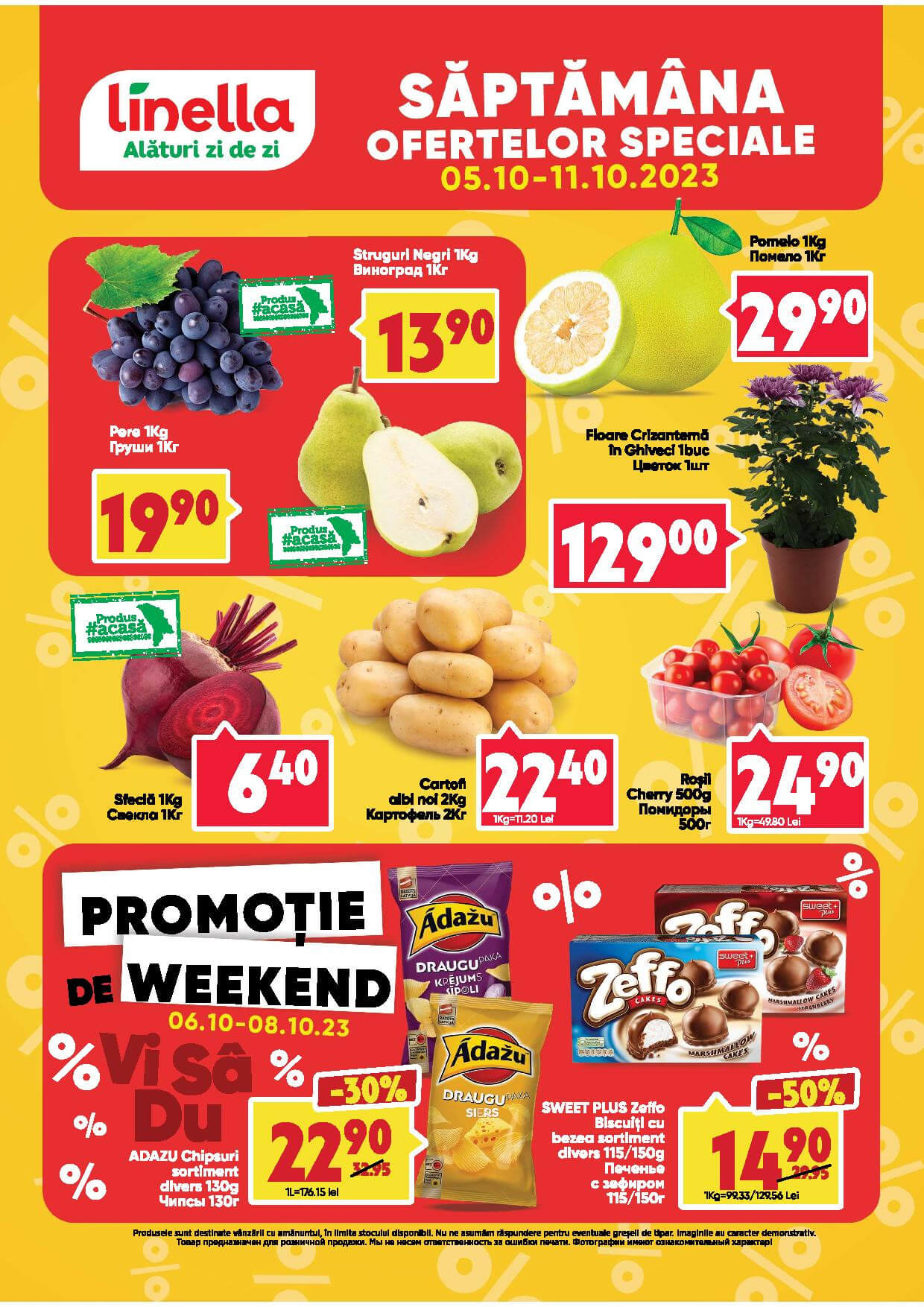 Catalog Linella: Oferta săptămânii Nr.39 - reduceri Moldova