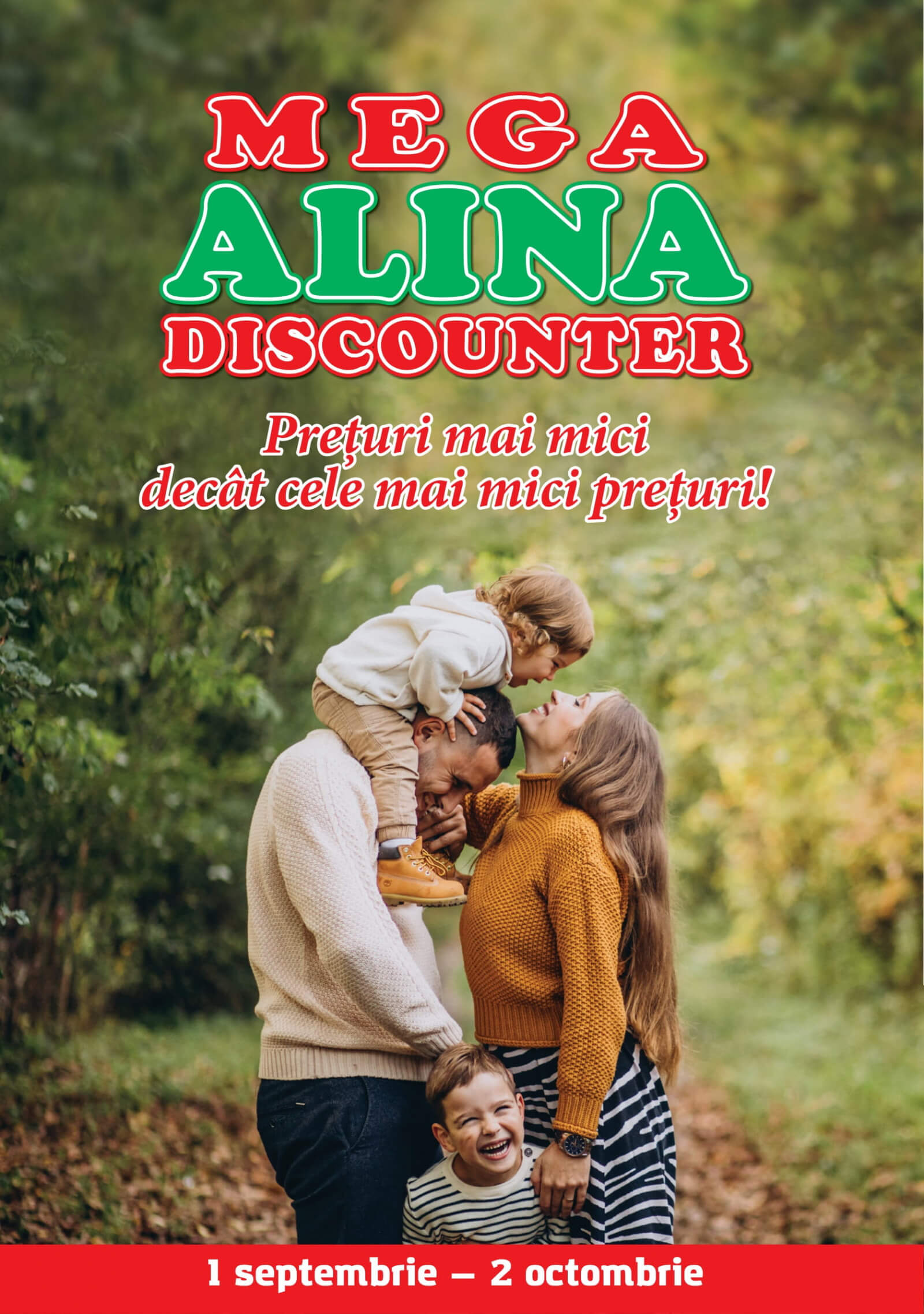 Catalog Mega Alina Discounter: Oferta lunii septembrie - reduceri Moldova