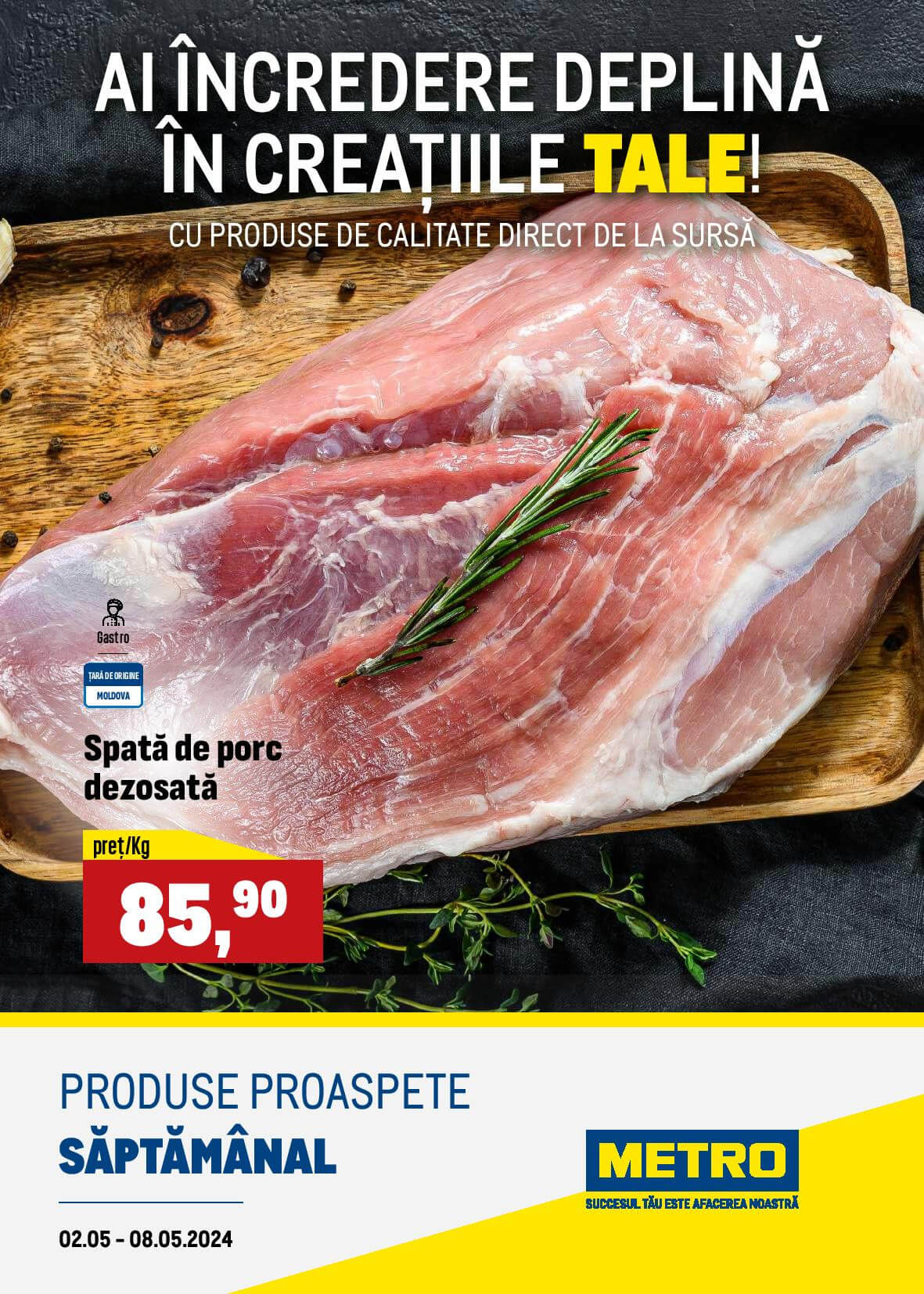 Catalog Produse proaspete METRO (Nr. 18) - reduceri Moldova