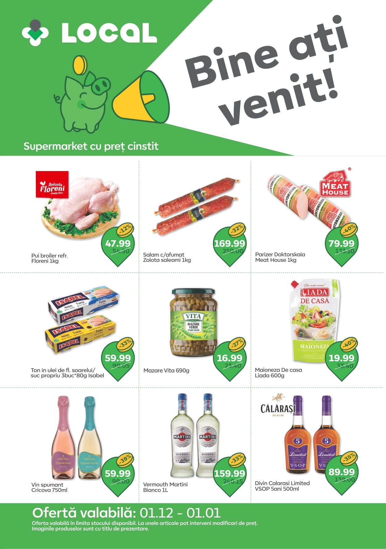 Catalog Local Discounter: Oferta lunii decembrie - reduceri Moldova