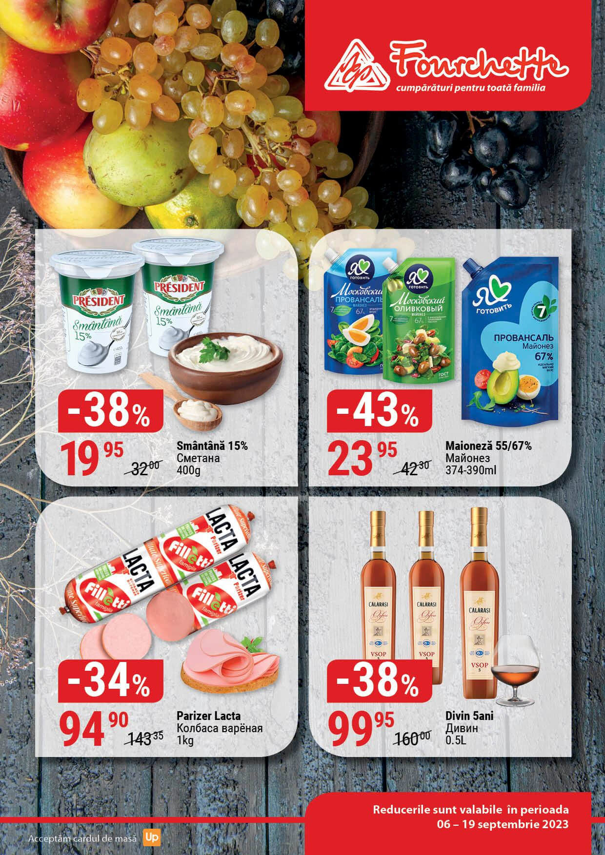 Catalog Fourchette: Bun venit, toamna - reduceri Moldova