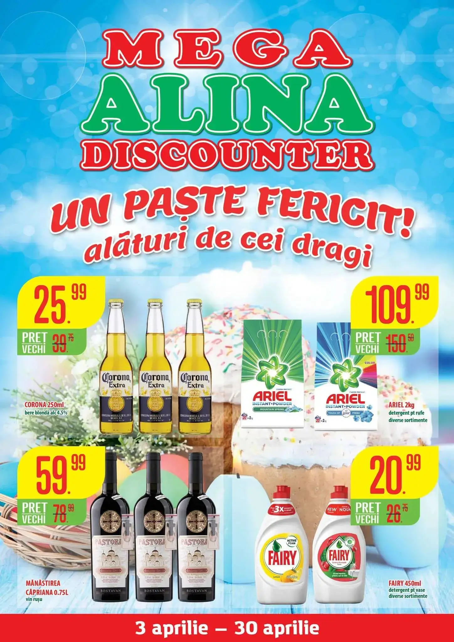 Catalog Mega Alina Discounter: Oferta lunii aprilie - reduceri Moldova