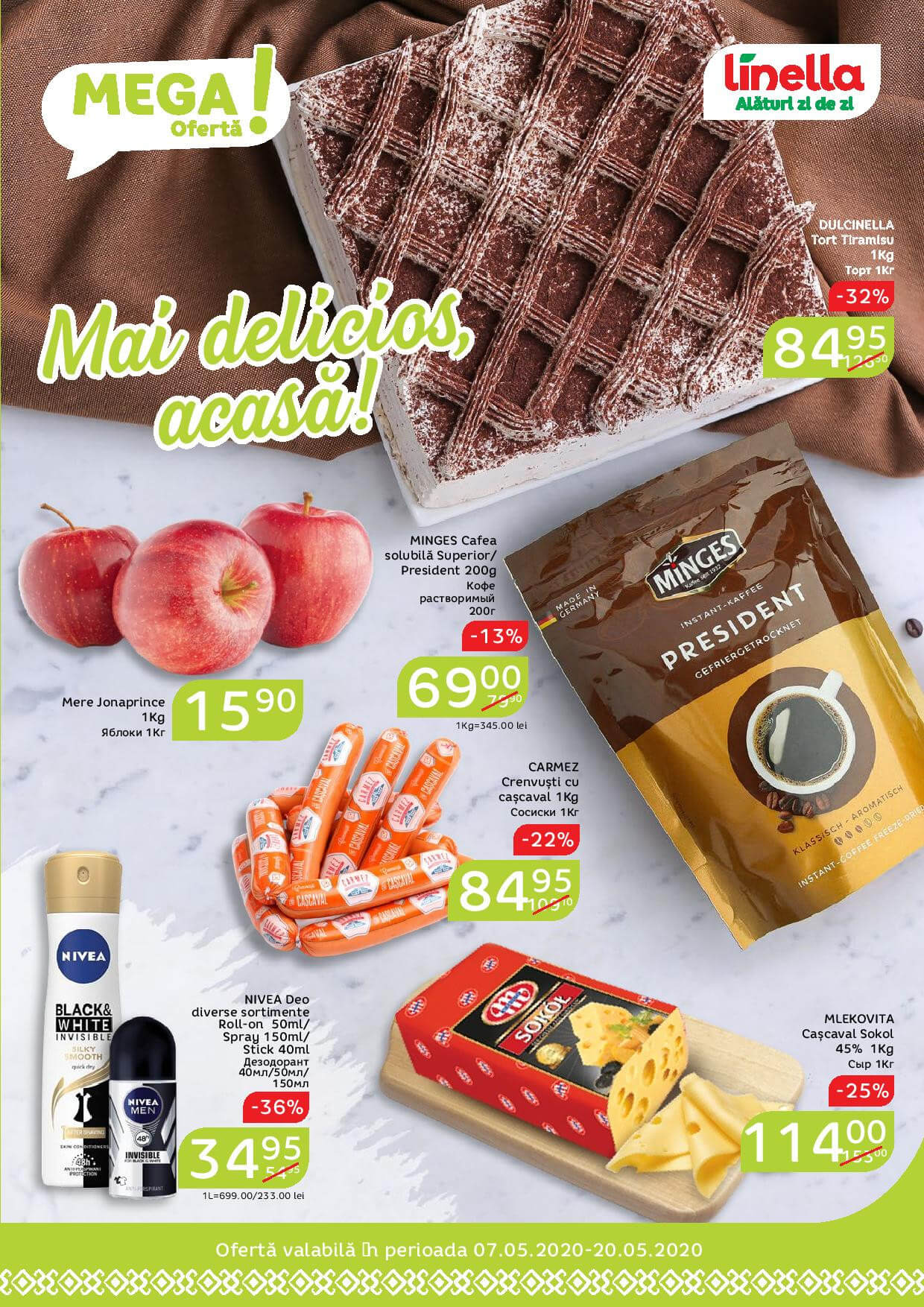 Catalog Linella - Mai delicios, acasă - reduceri Moldova