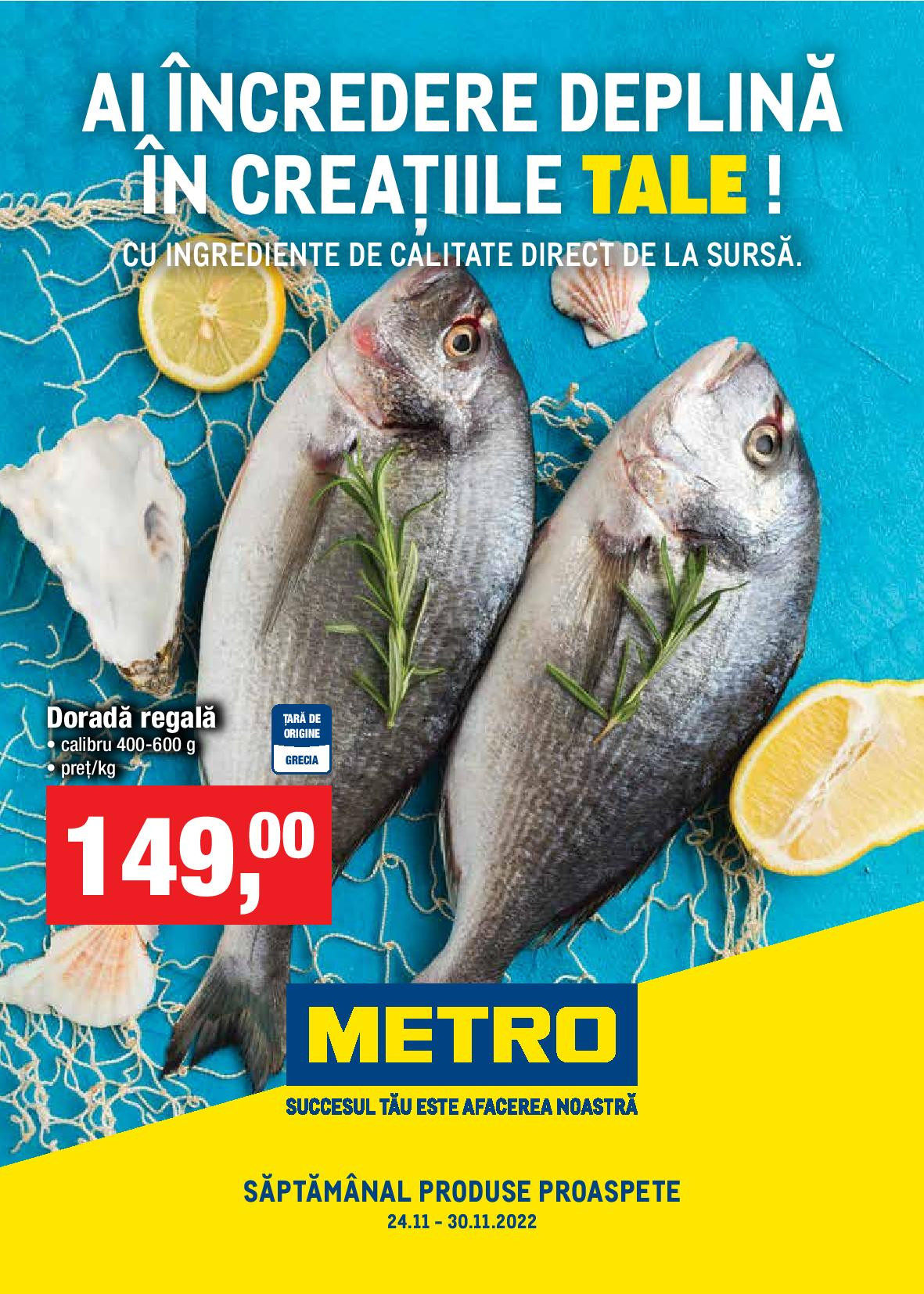 Catalog Produse proaspete METRO (Nr. 47) - reduceri Moldova