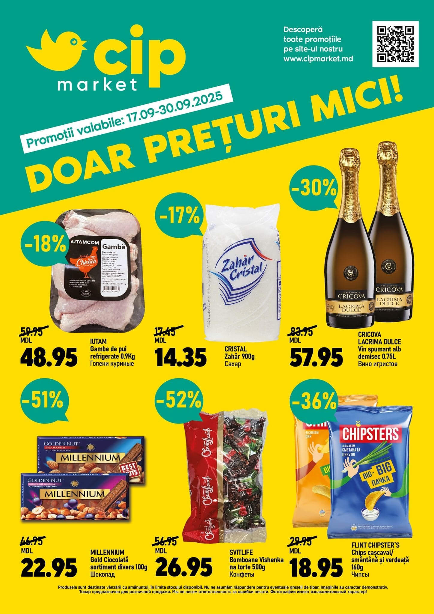 Catalog CIP Market: Oferta lunii septembrie - reduceri Moldova