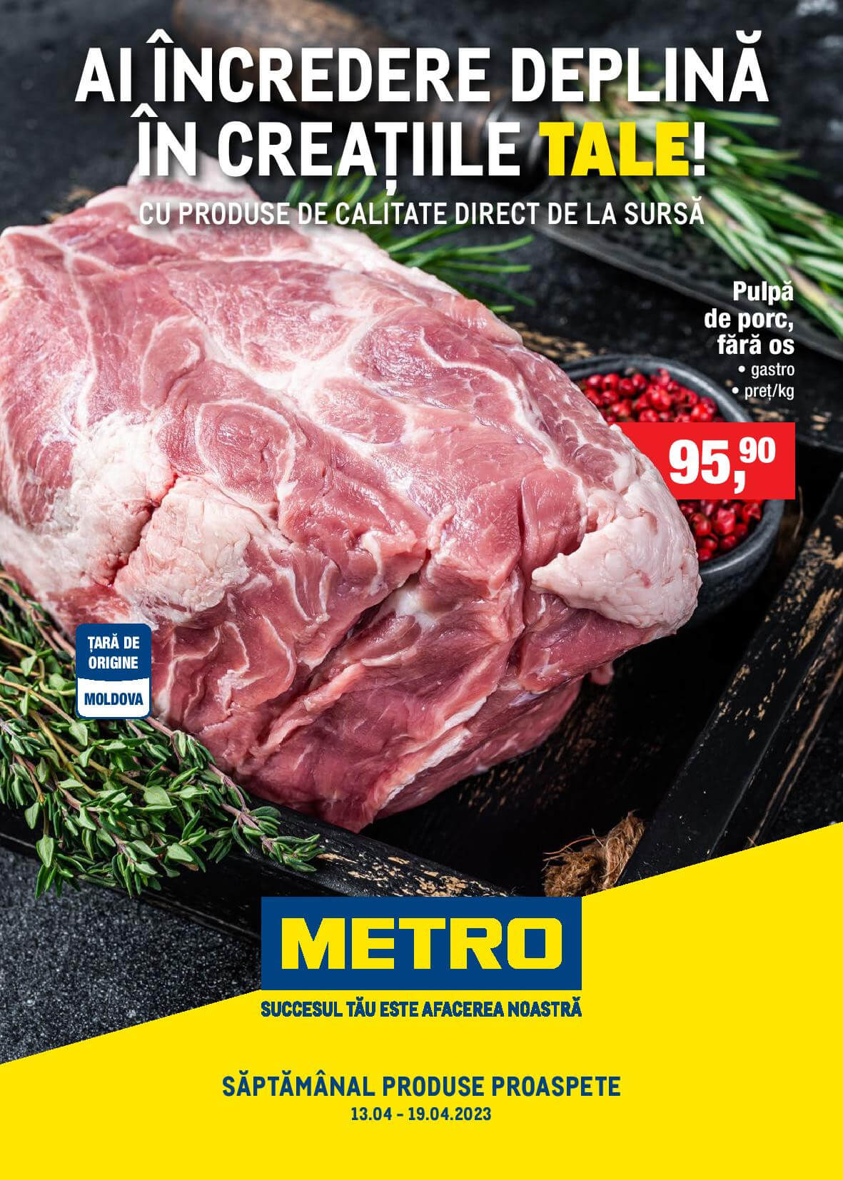 Catalog Produse proaspete METRO (Nr. 15) - reduceri Moldova