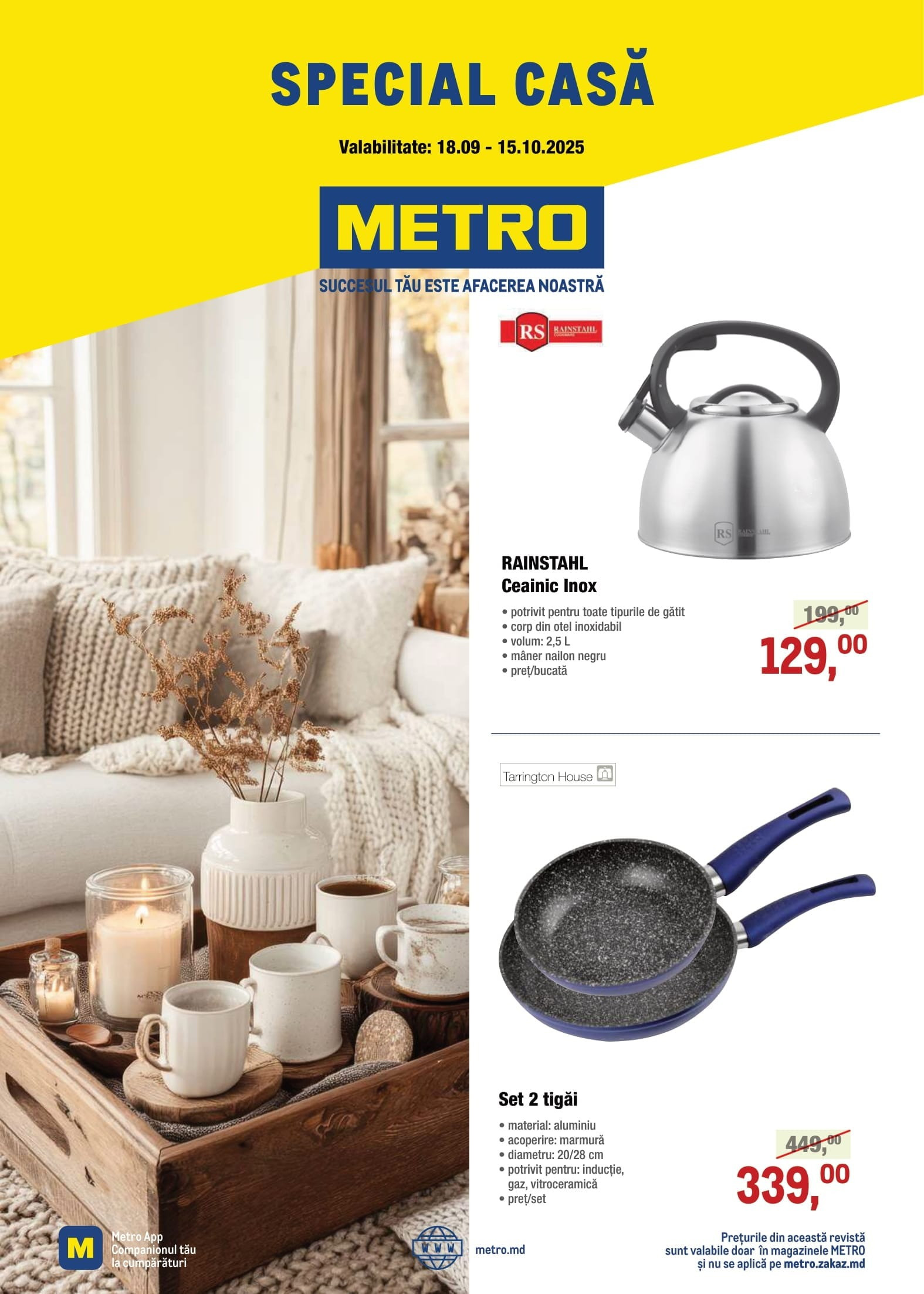Catalog METRO: Catalog Special Produse pentru casă (NR. 18) - reduceri Moldova