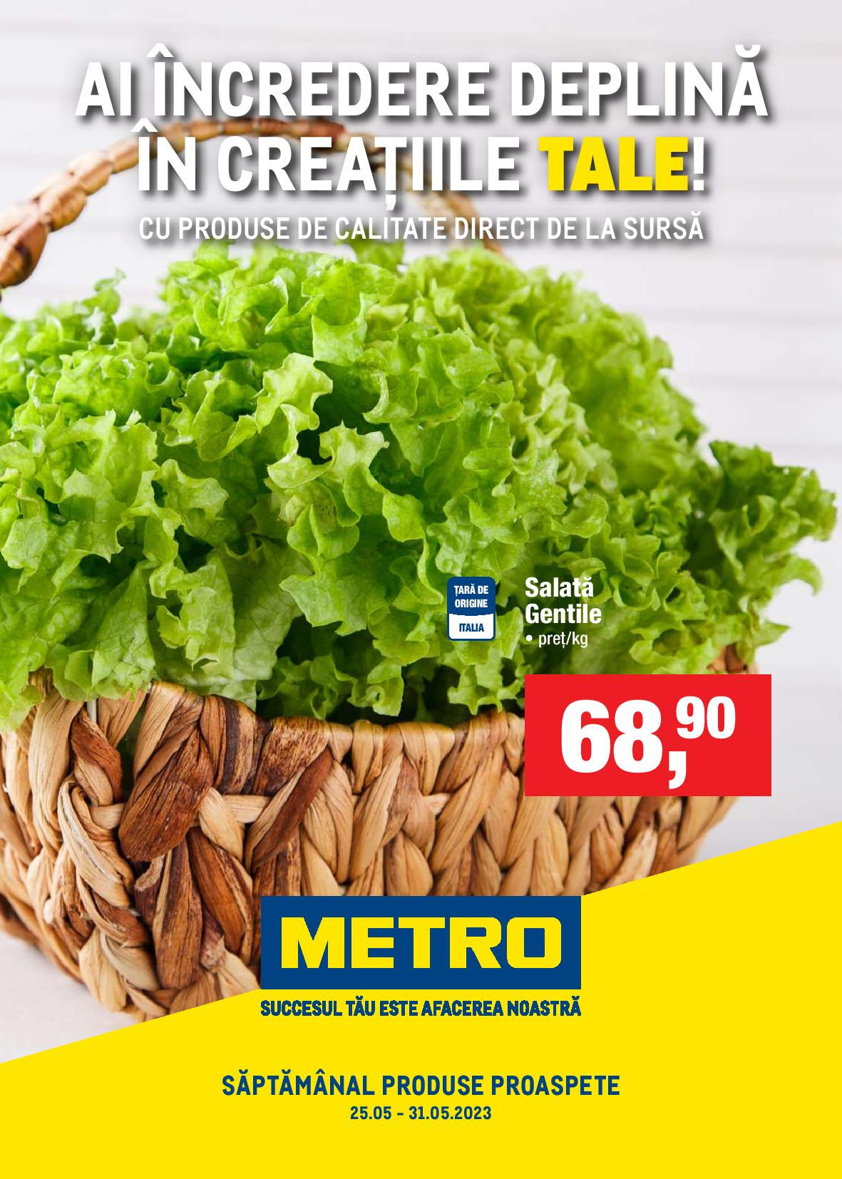 Catalog Produse proaspete METRO (Nr. 21) - reduceri Moldova