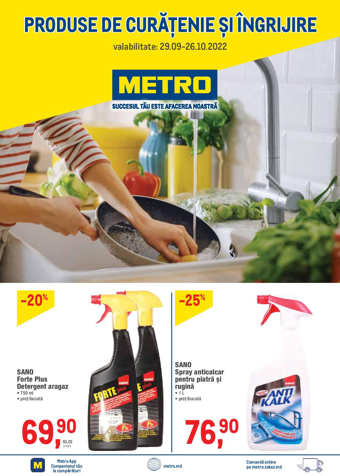 Catalog METRO: Catalog Special Curățenie (NR. 20) - reduceri Moldova