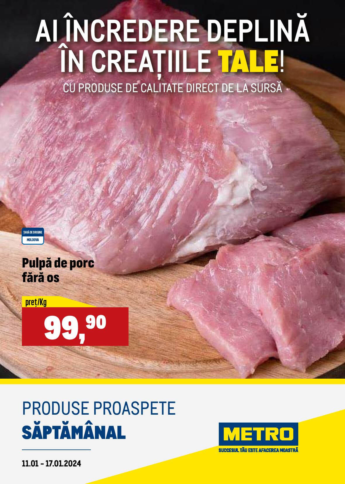 Catalog Produse proaspete METRO (Nr. 2) - reduceri Moldova