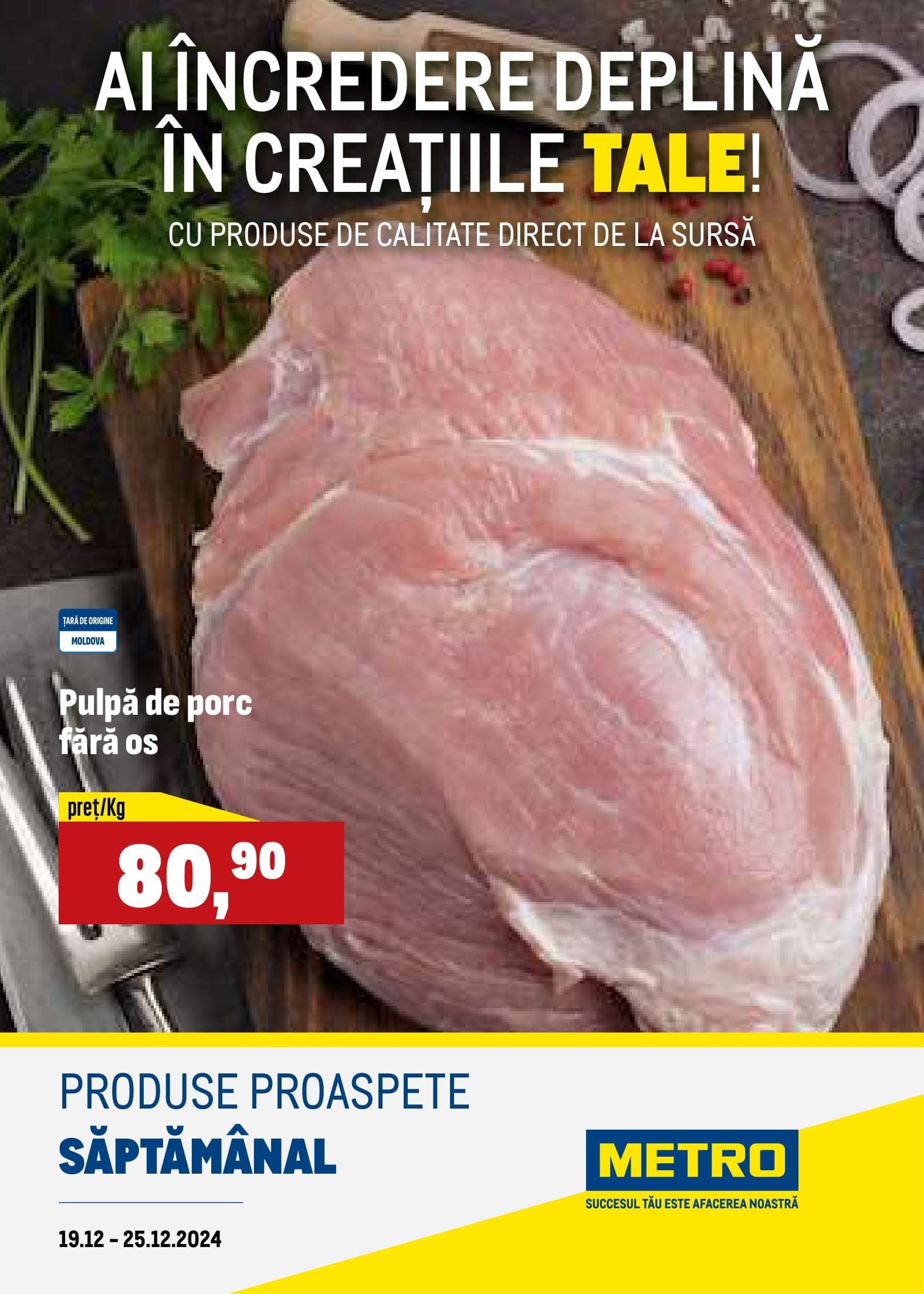 Catalog Produse proaspete METRO (Nr. 51) - reduceri Moldova