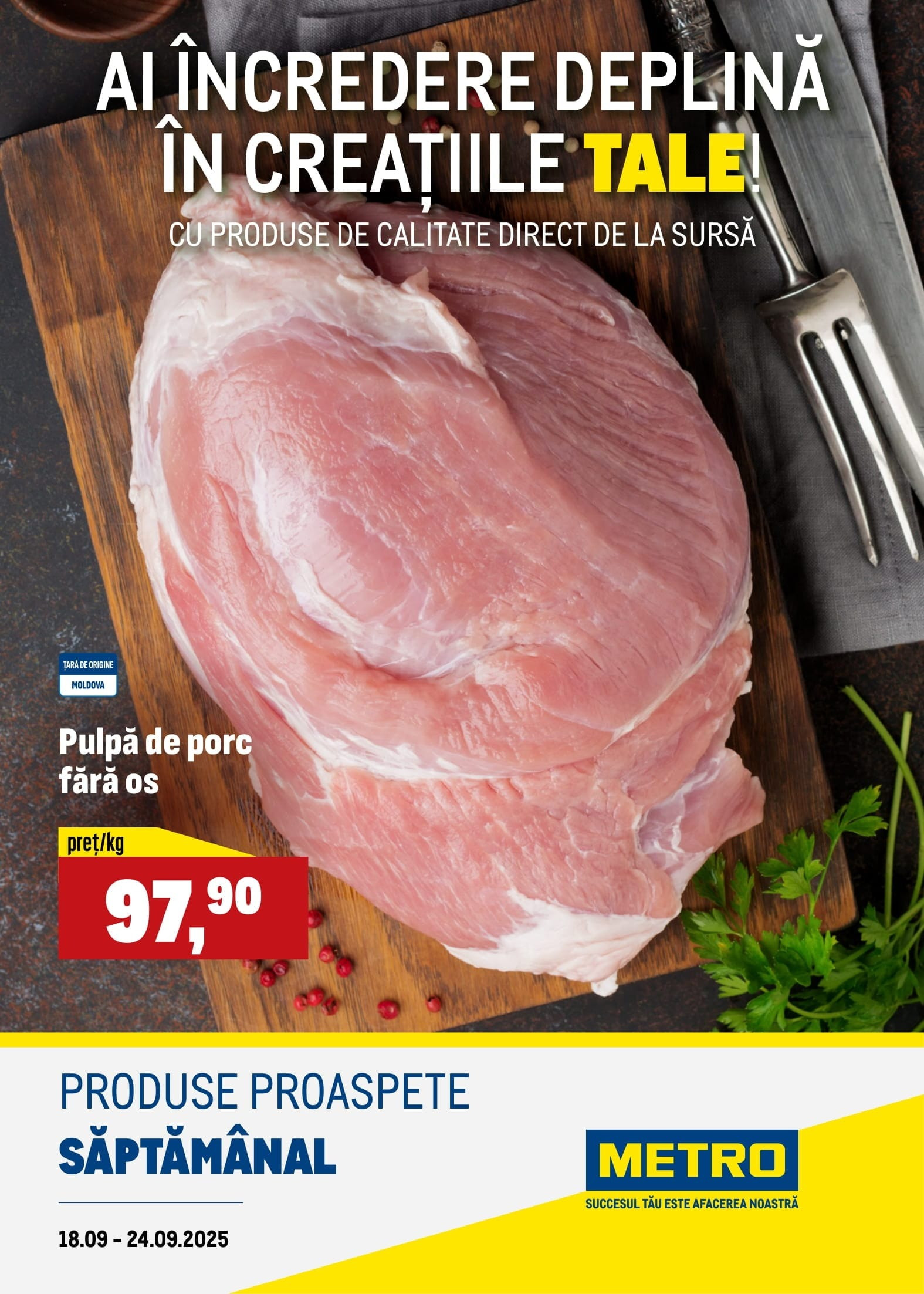 Catalog Produse proaspete METRO (Nr. 38) - reduceri Moldova