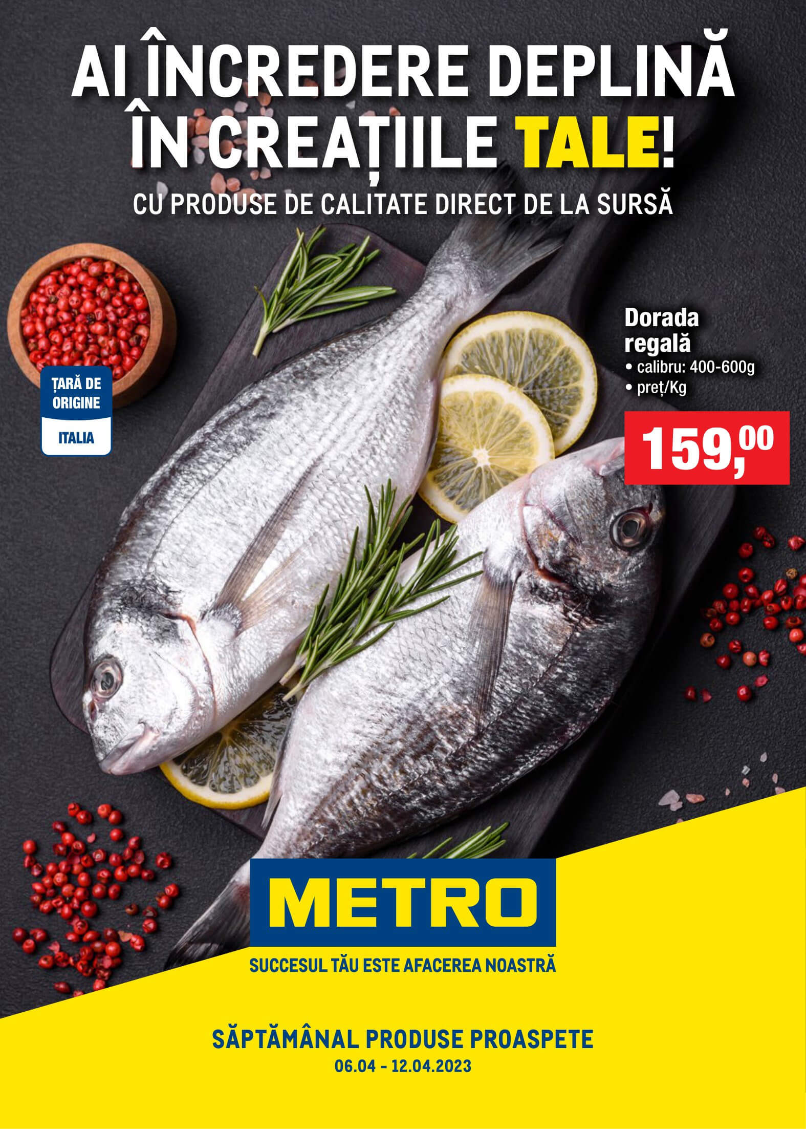Catalog Produse proaspete METRO (Nr. 14) - reduceri Moldova