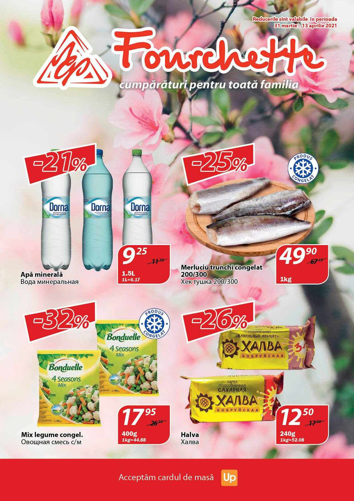Catalog Fourchette - Bun venit, aprilie - reduceri Moldova