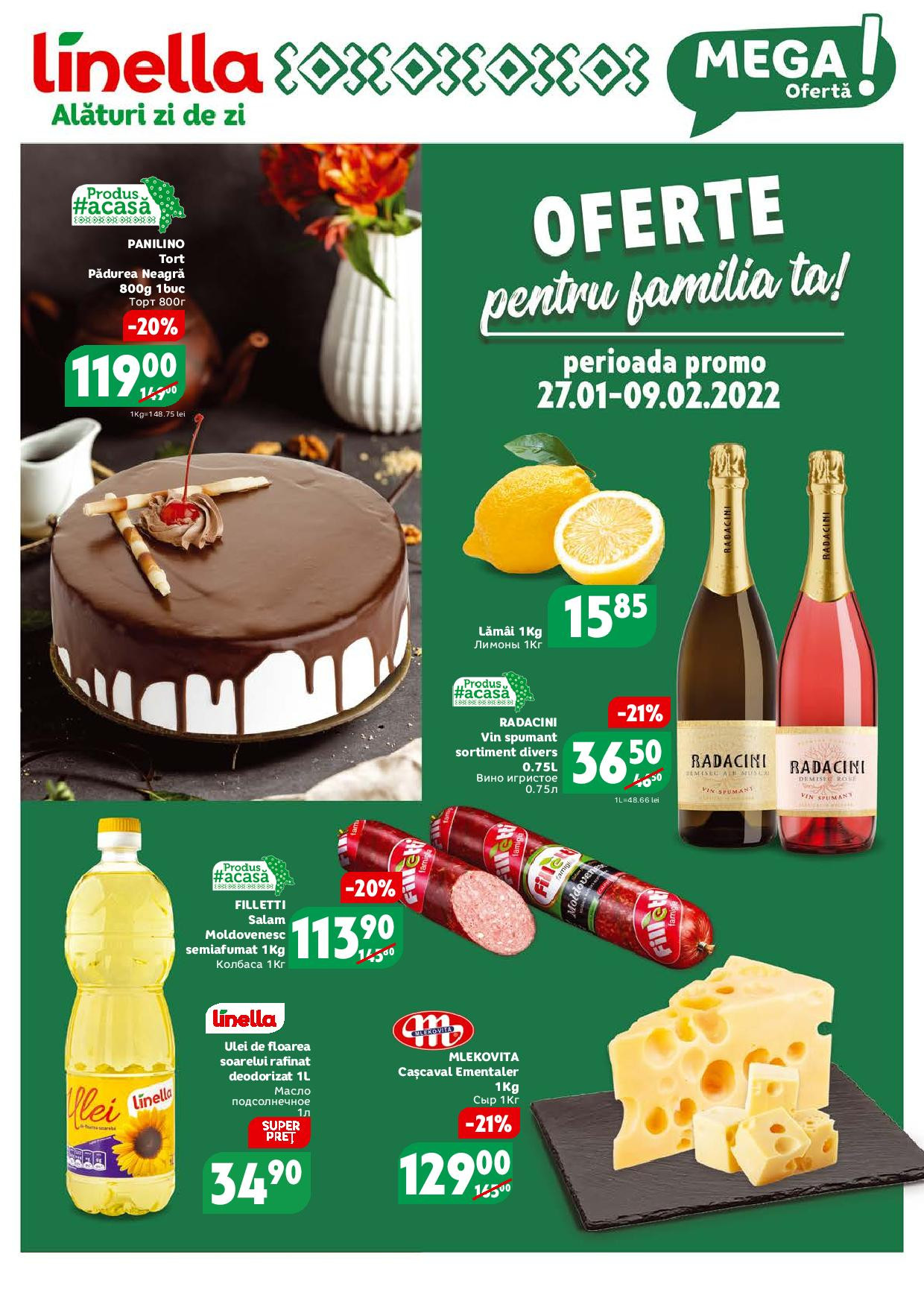Catalog Linella: Oferte pentru familia ta - reduceri Moldova