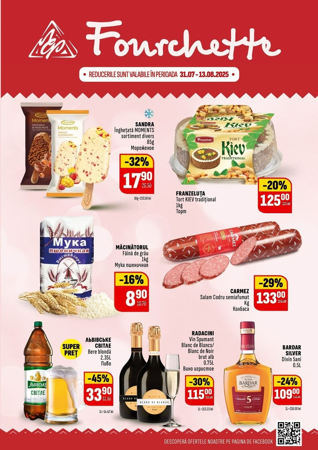 Catalog Fourchette: Oferta lunii august - reduceri Moldova