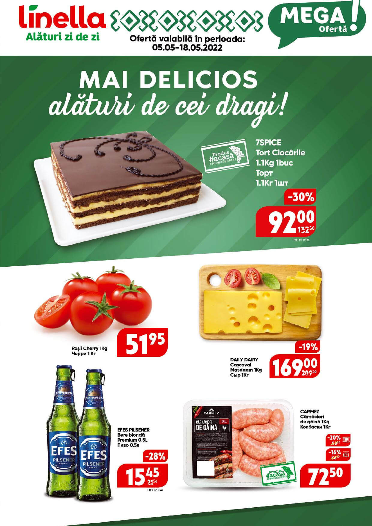 Catalog Linella: Bine ai venit, mai - reduceri Moldova