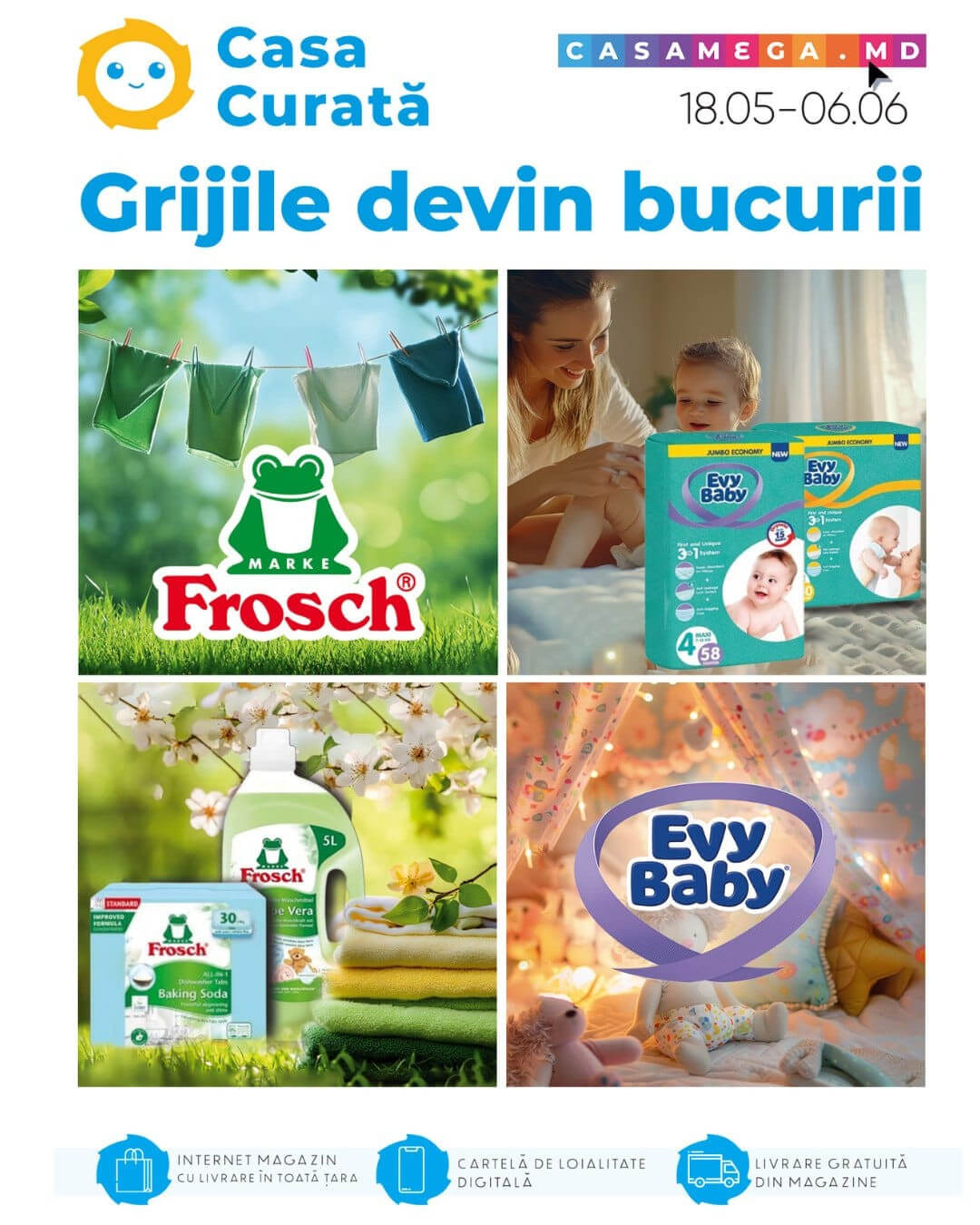 Catalog Casa Curată: Oferta lunii Mai - reduceri Moldova