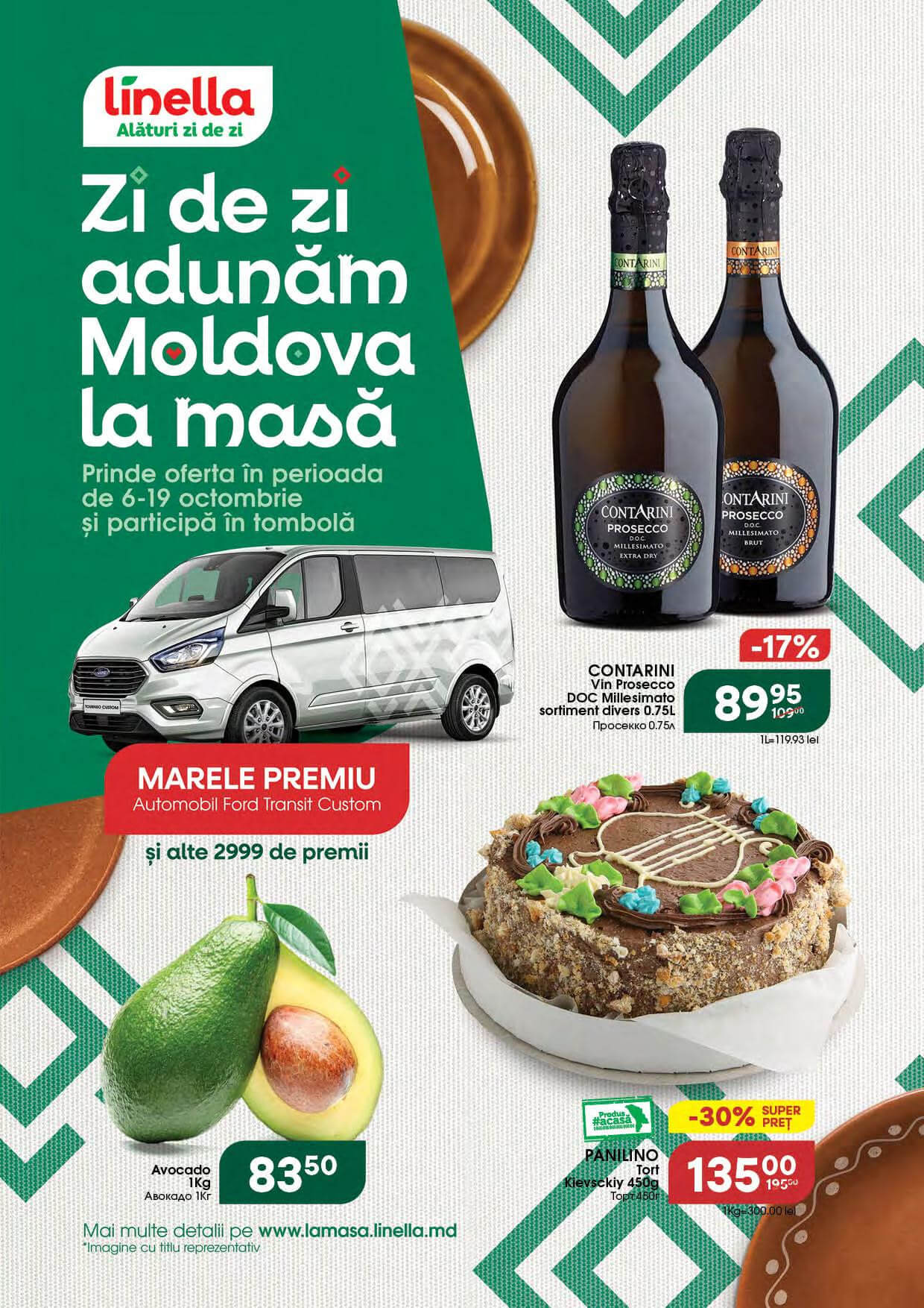 Catalog Linella: Zi de zi adunăm Moldova la masă - reduceri Moldova