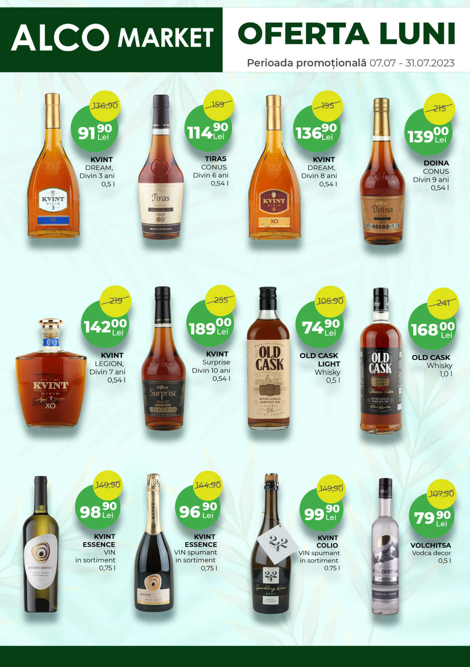 Catalog Alcomarket: Oferta lunii iulie - reduceri Moldova