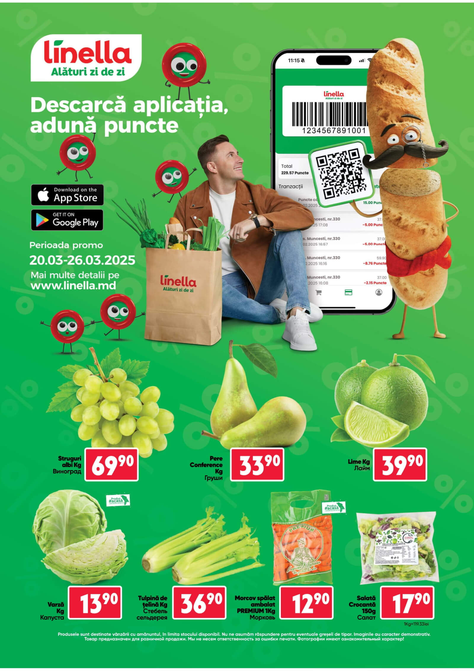 Catalog Linella: Oferta săptămânii Nr.12 - reduceri Moldova