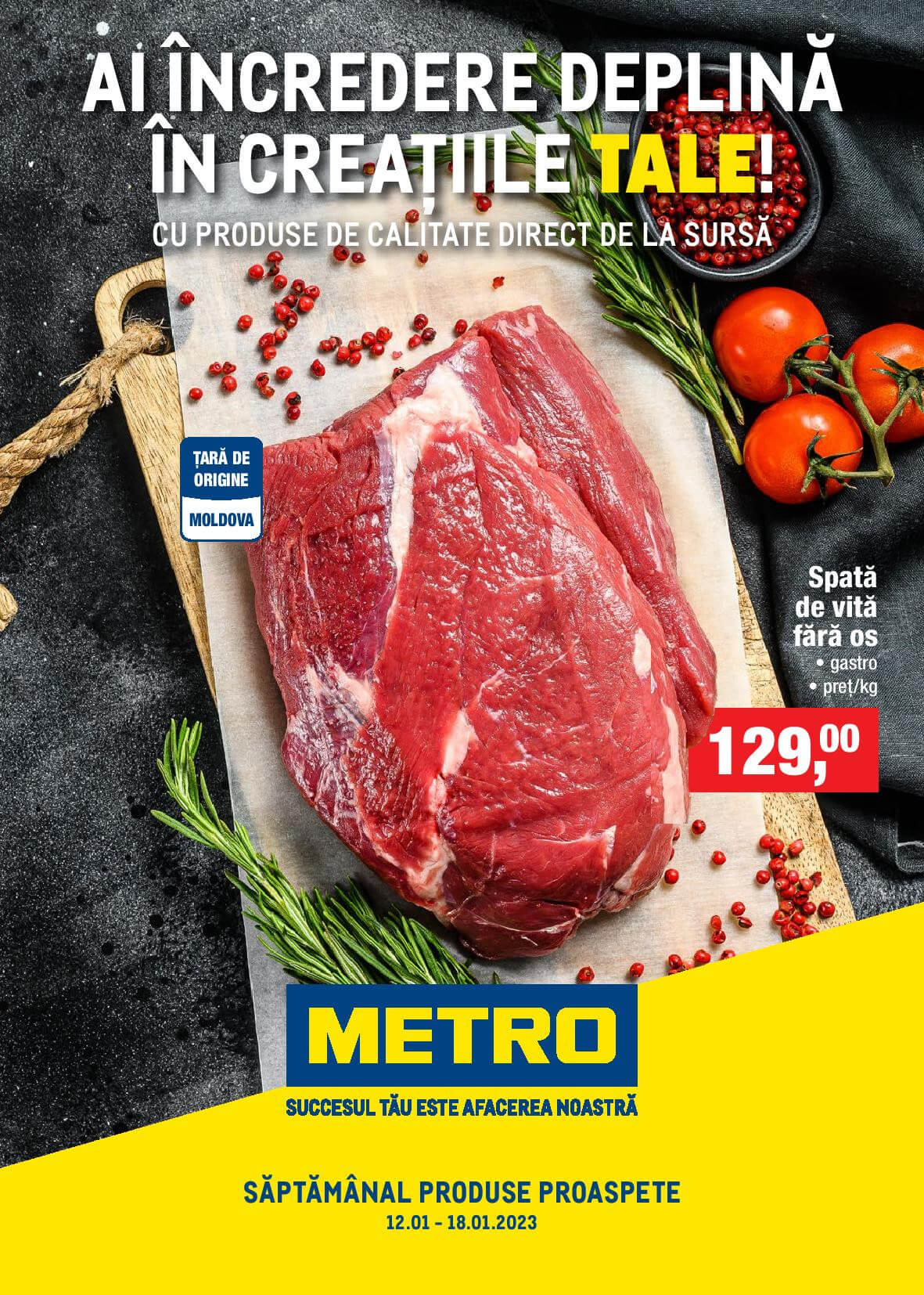 Catalog Produse proaspete METRO (Nr. 2) - reduceri Moldova